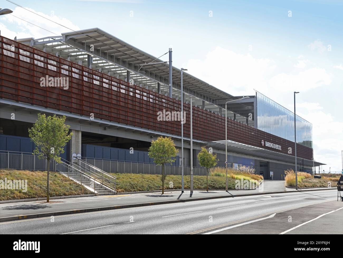 The newly completed Barking Riverside Station in east London, UK. Part ...