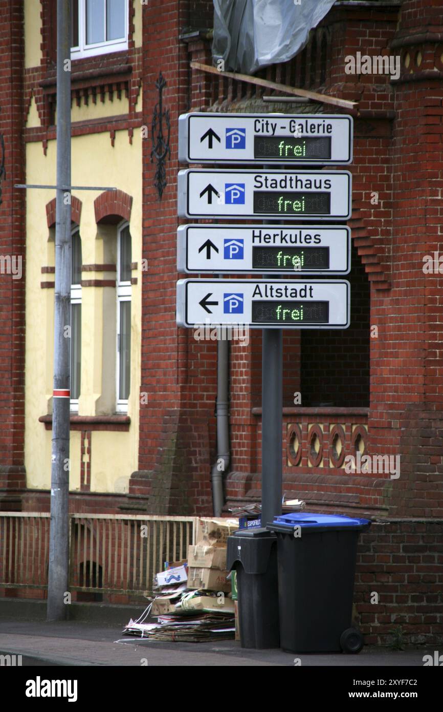 Car park guidance system Stock Photo - Alamy