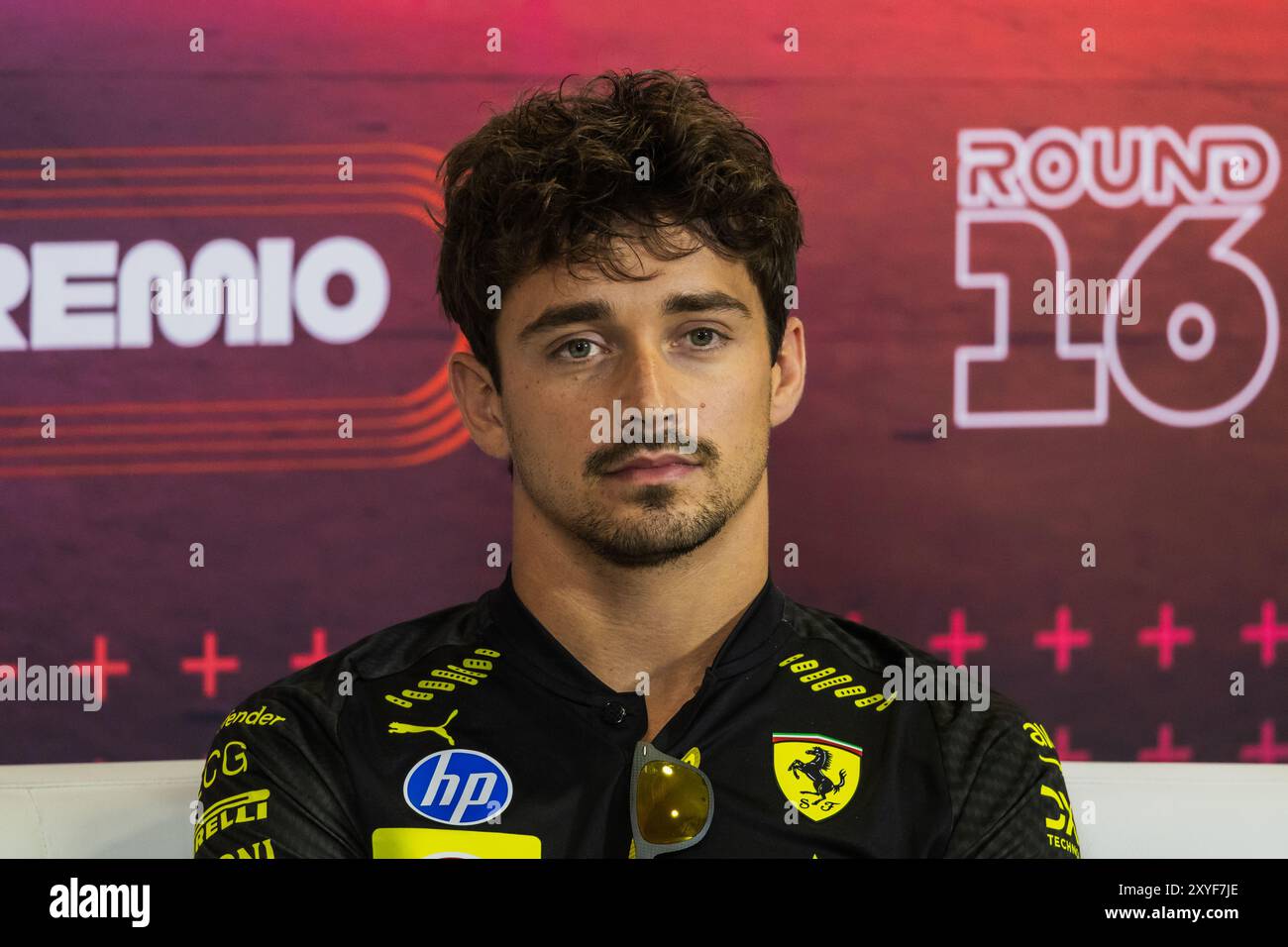 Autodromo di Monza, Monza, Italy. 29.August.2024; Charles Leclerc of Monaco and Scuderia Ferrari ...