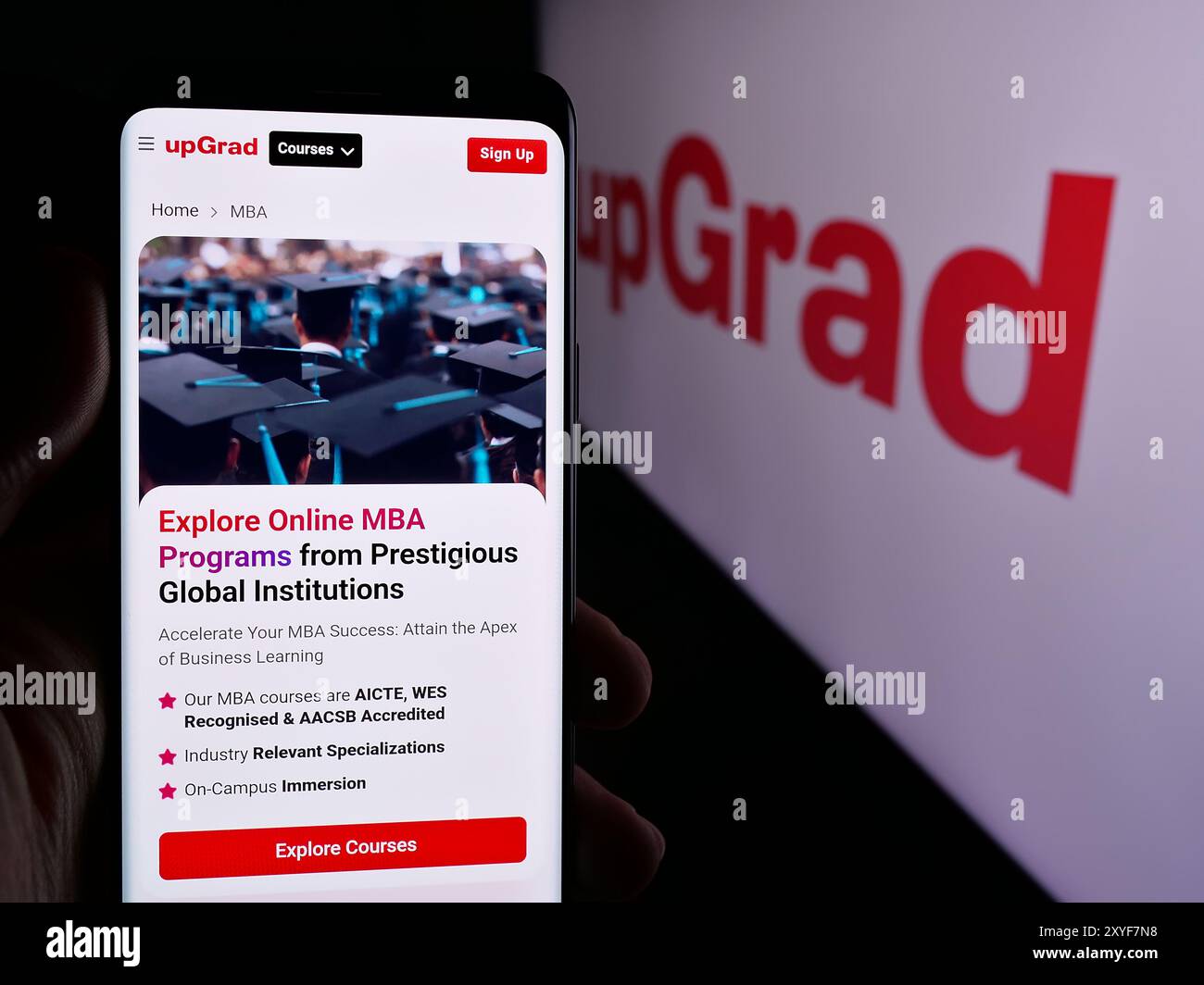 Mba business company logo hi-res stock photography and images - Alamy