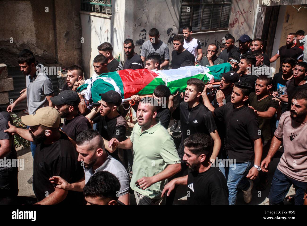 Nablus, Palestine. 29th Aug, 2024. (EDITOR'S NOTE: Image depicts death ...