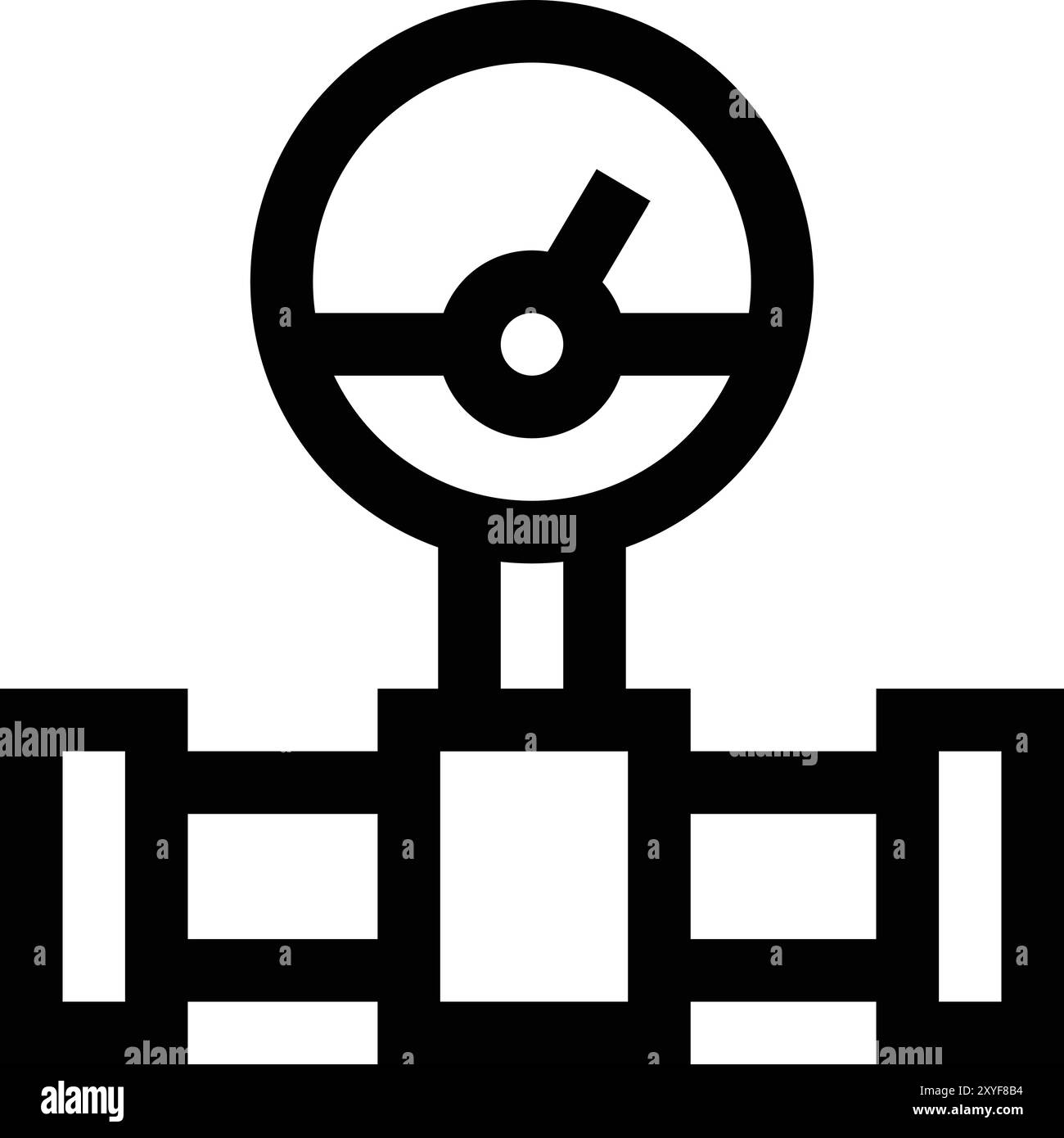 Fuel Gauge Vector Icon Design Illustration Stock Vector Image & Art - Alamy