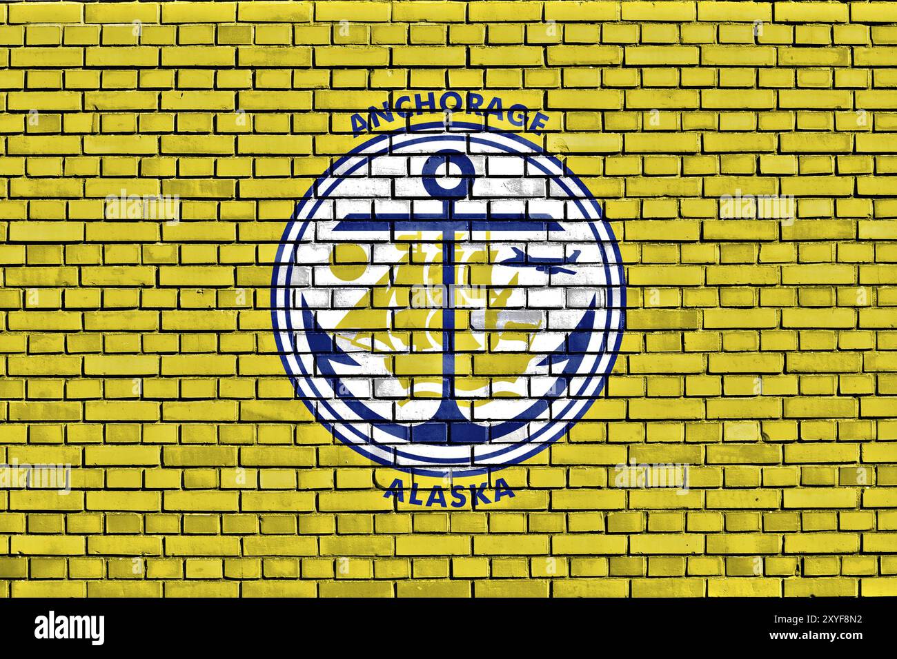Anchorage usa flag hi-res stock photography and images - Alamy