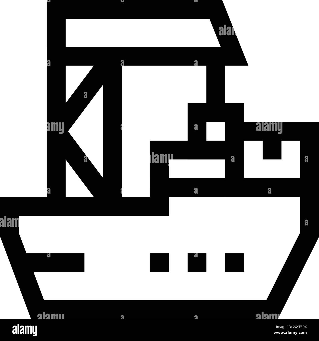 Ship 1 vector vectors hi-res stock photography and images - Alamy