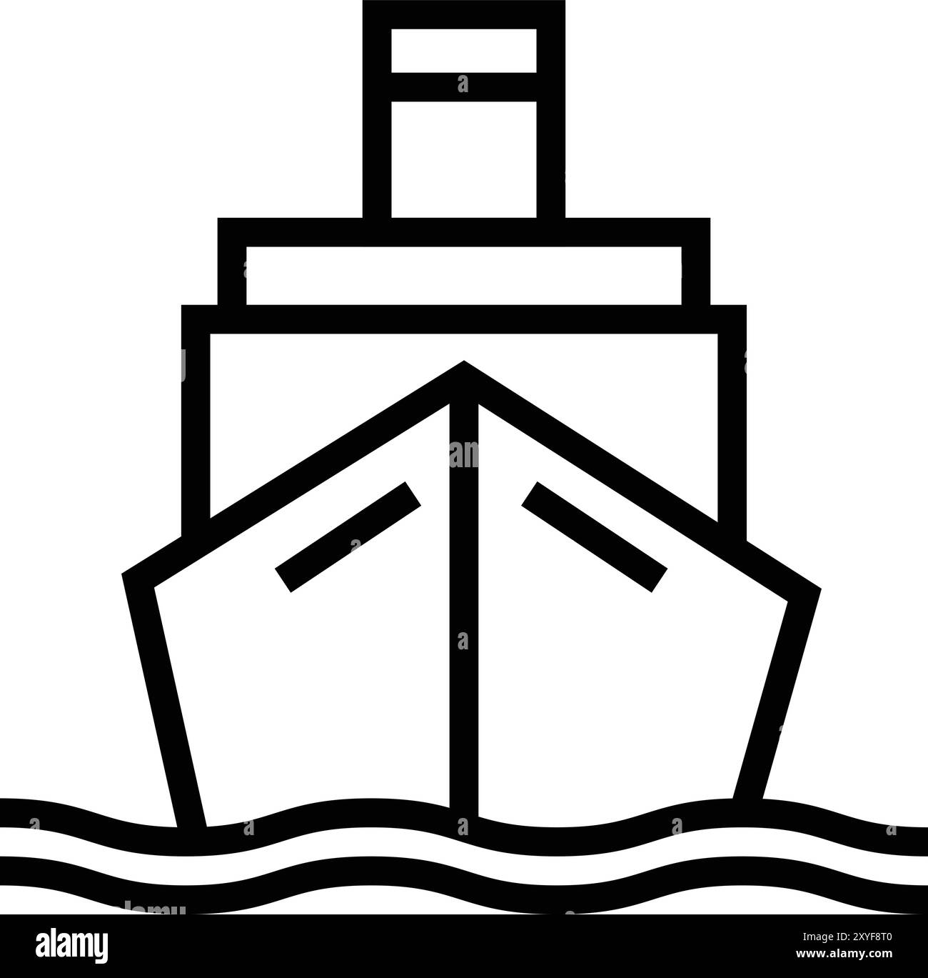 Boat clipart icon vector Stock Vector Images - Alamy