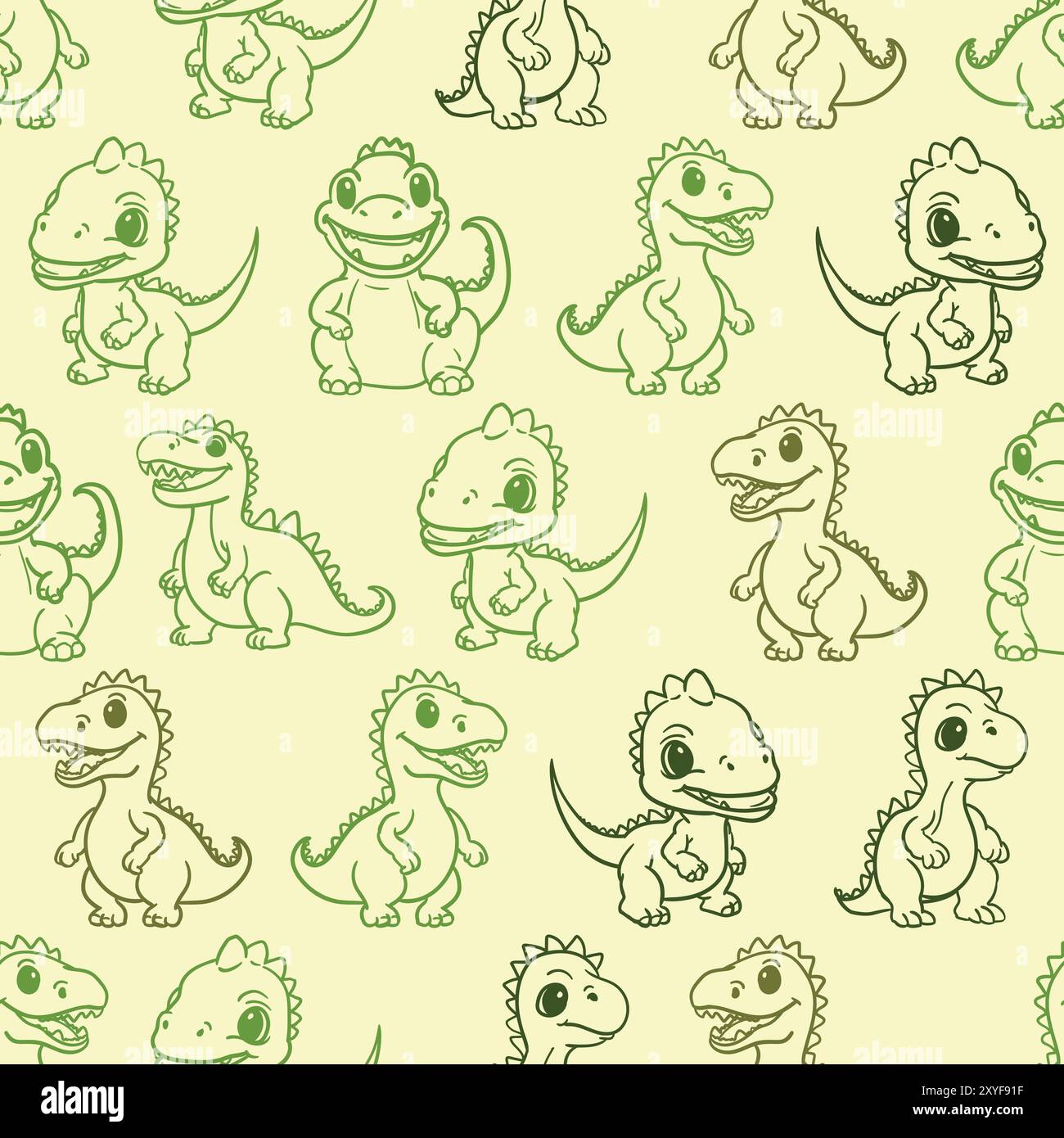 Green animated cartoon style background Stock Vector Images - Alamy