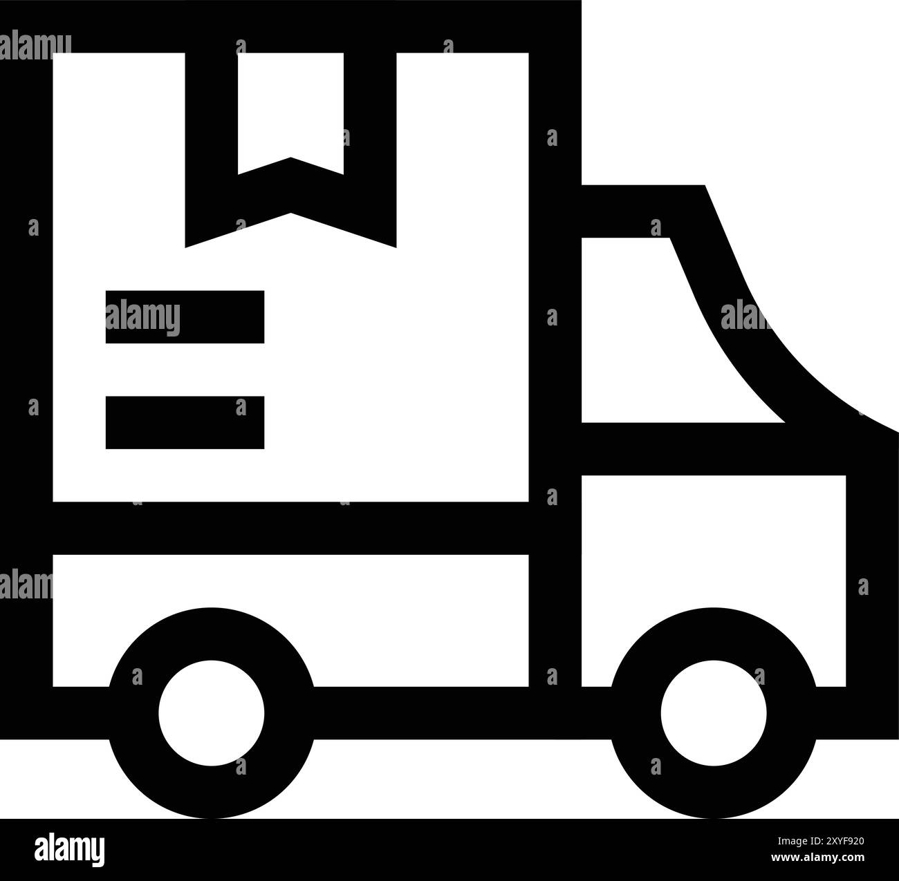 Delivery Truck Vector Icon Design Illustration Stock Vector Image & Art ...