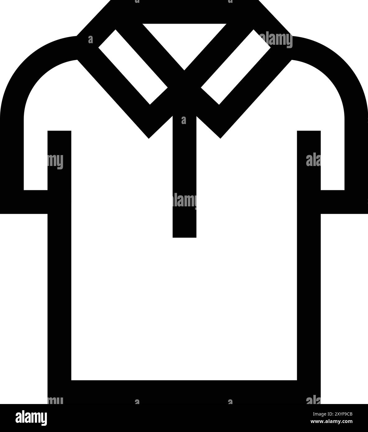 Vector illustration shirt Black and White Stock Photos & Images - Alamy