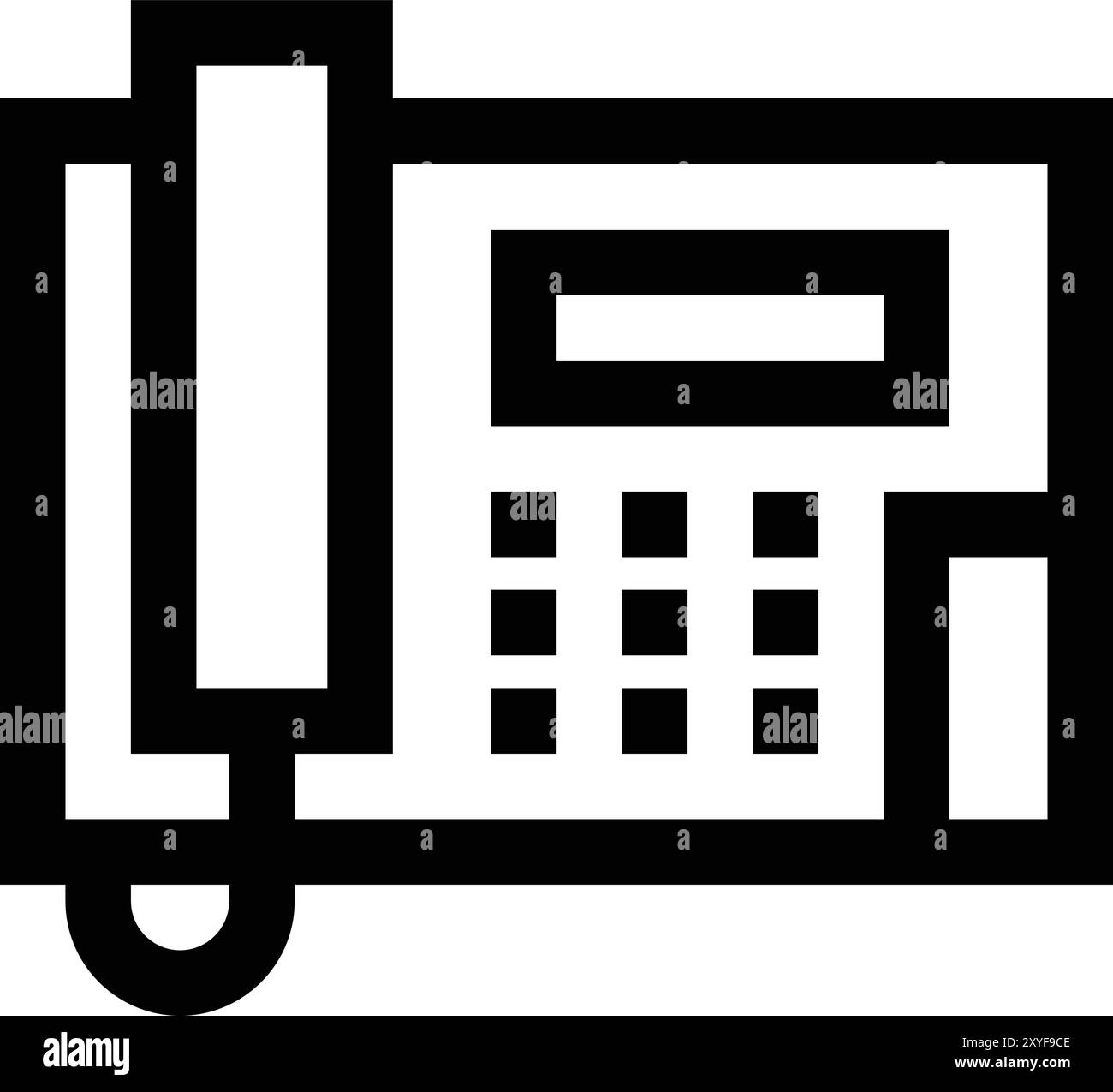 Landline vector vectors Stock Vector Images - Alamy