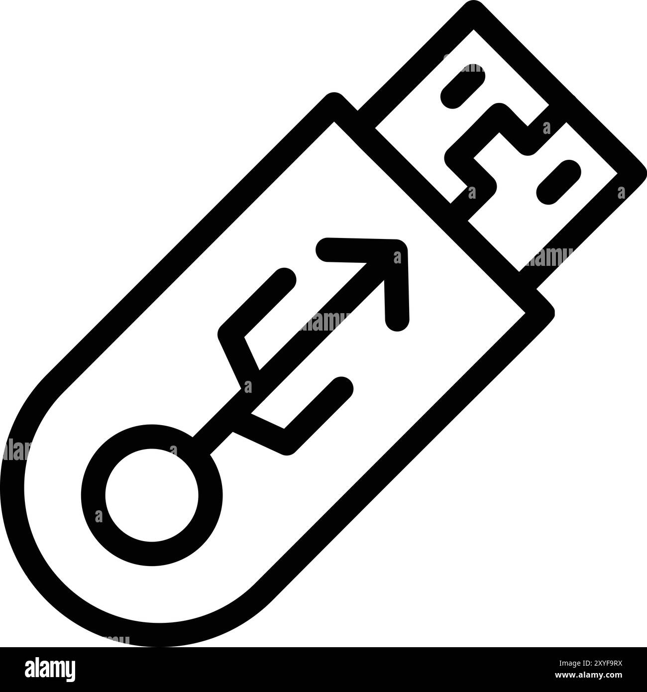 Pendrive Vector Icon Design Illustration Stock Vector Image & Art - Alamy