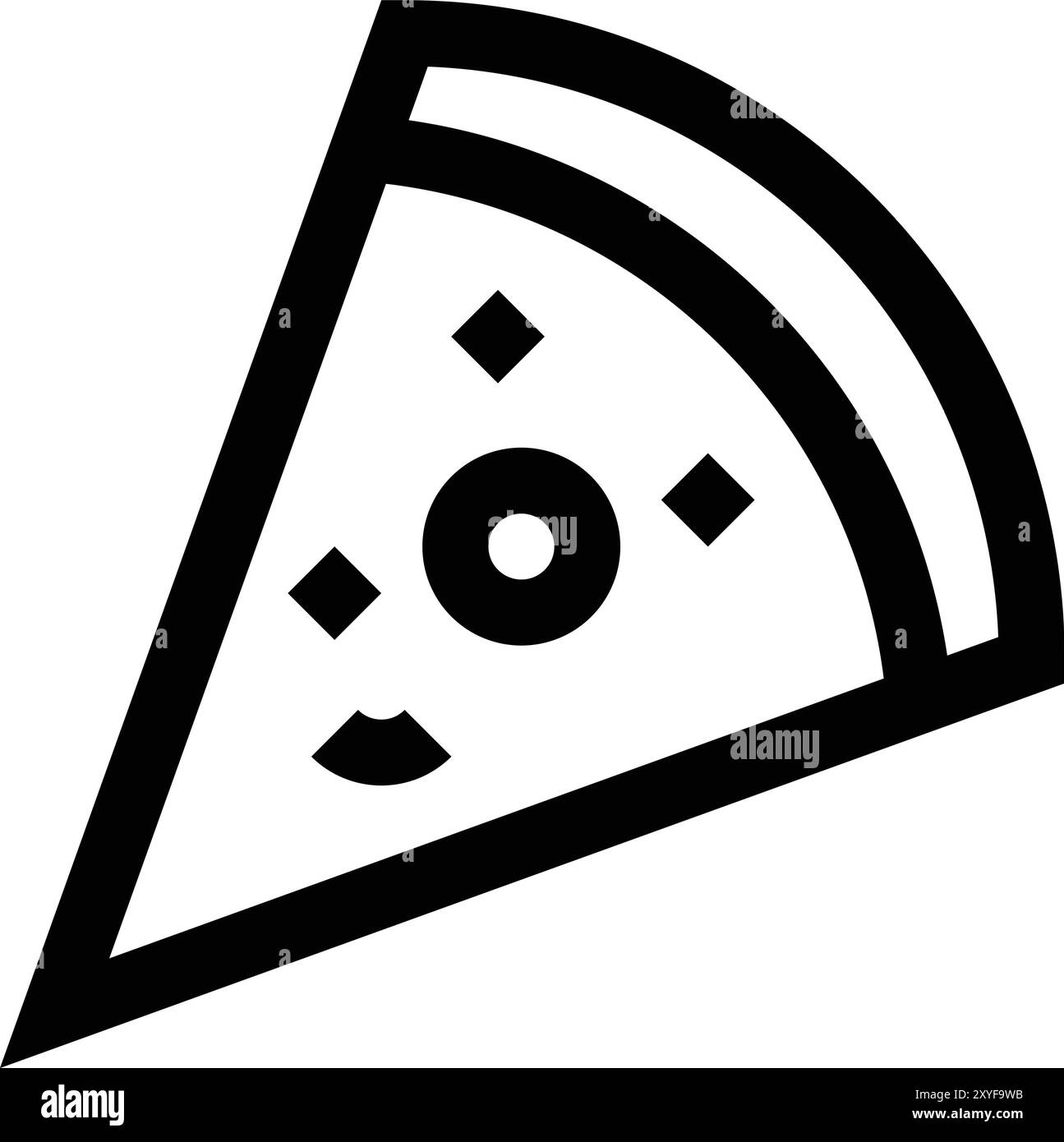 Pizza Vector Icon Design Illustration Stock Vector Image & Art - Alamy