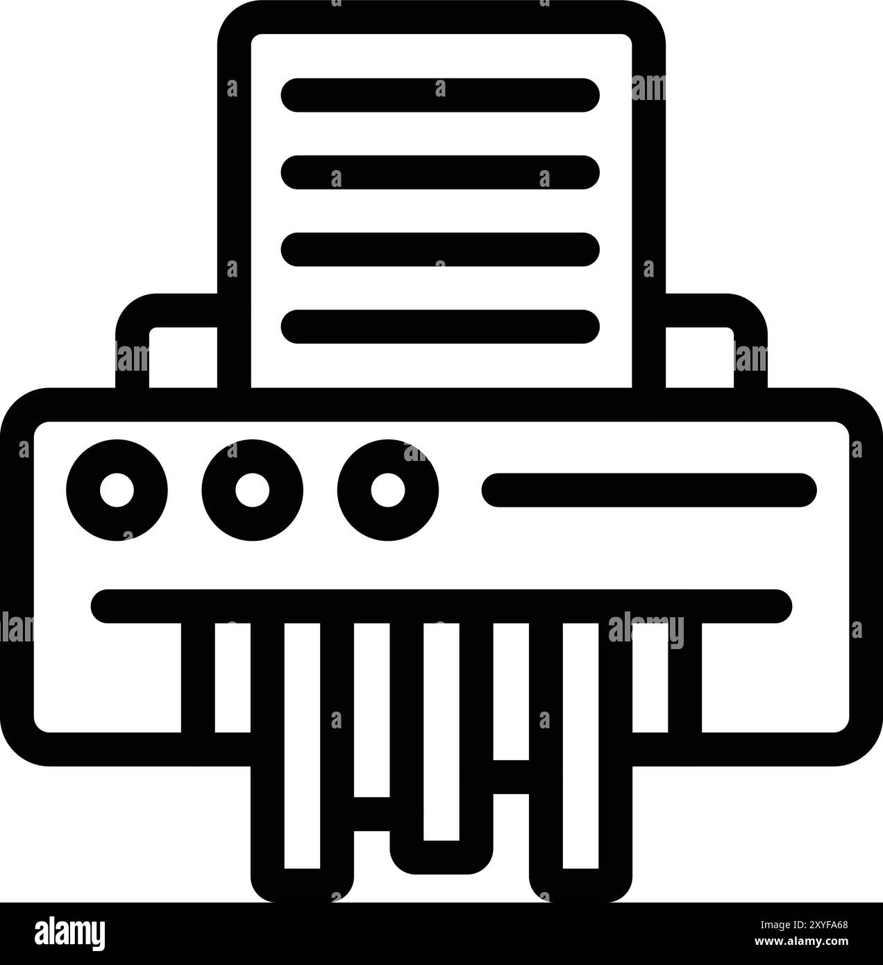 Shredder logo hi-res stock photography and images - Alamy