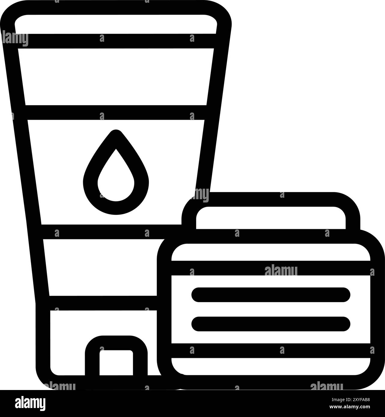 Stylish cosmetic clipart hi-res stock photography and images - Alamy