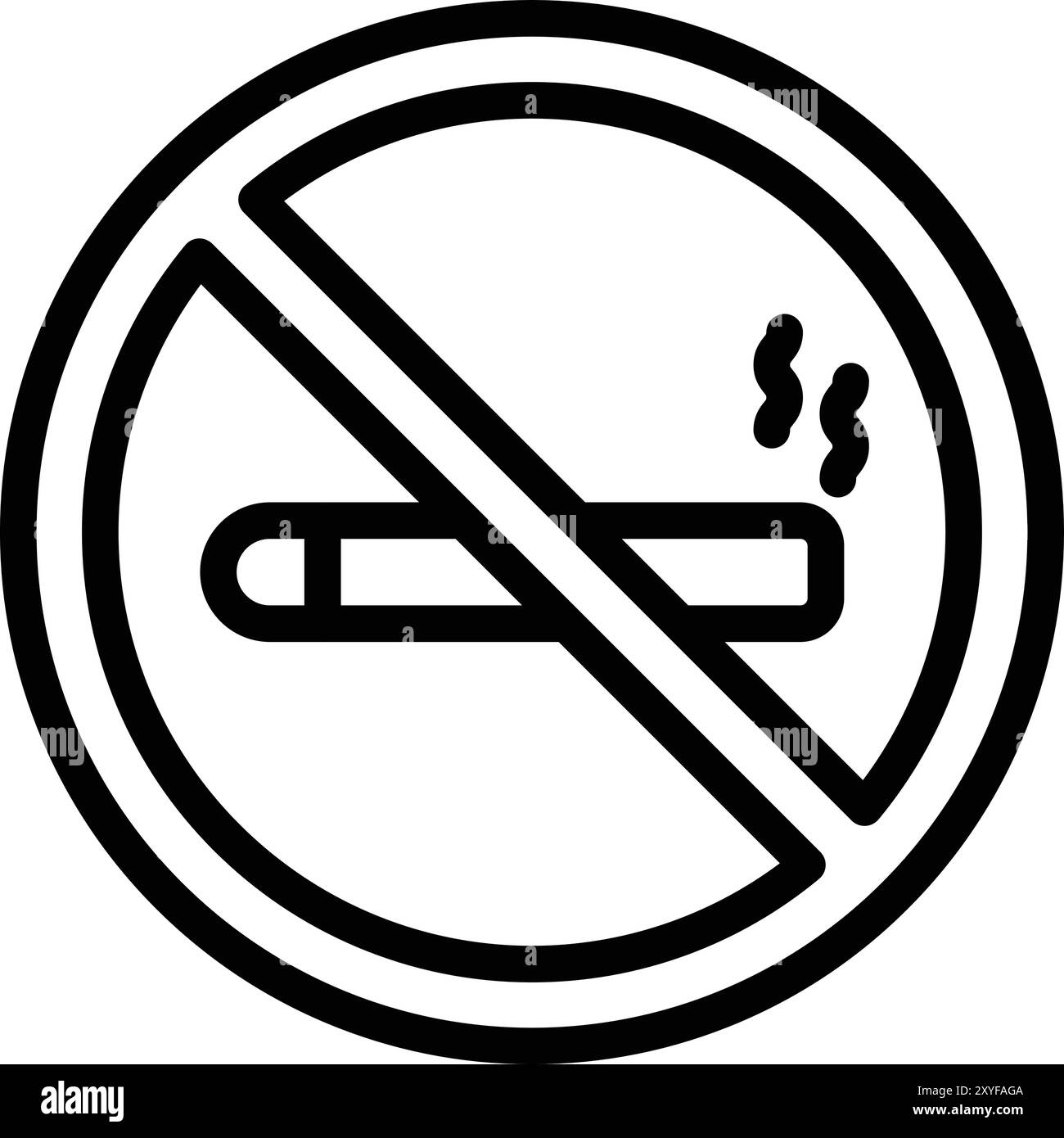 No Smoking Vector Icon Design Illustration Stock Vector Image & Art - Alamy