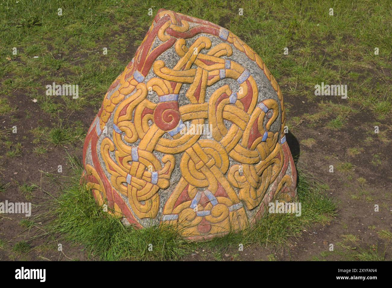 Painted stone at jelling hi-res stock photography and images - Alamy