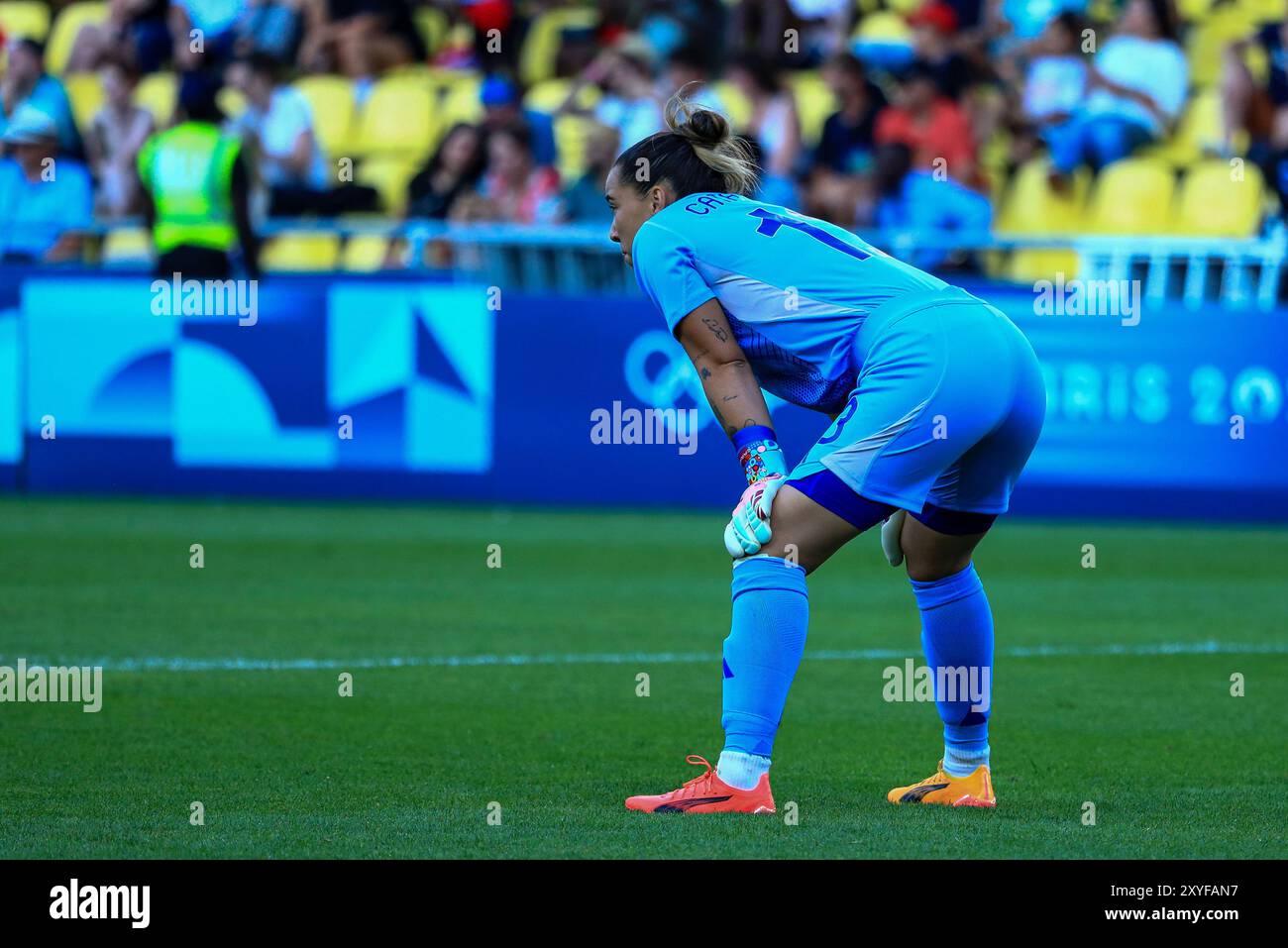 NANTES, FRANCE - JULY 28: Cata Coll of Spain during the Paris Olympics ...