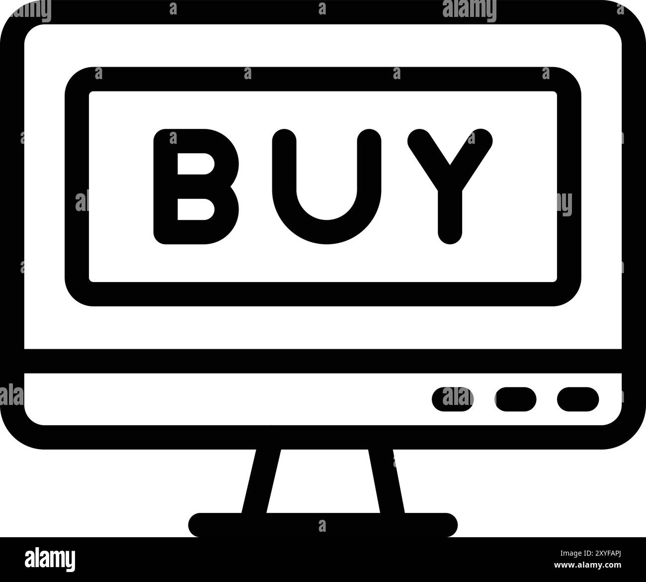 Web purchase icons set Black and White Stock Photos & Images - Alamy