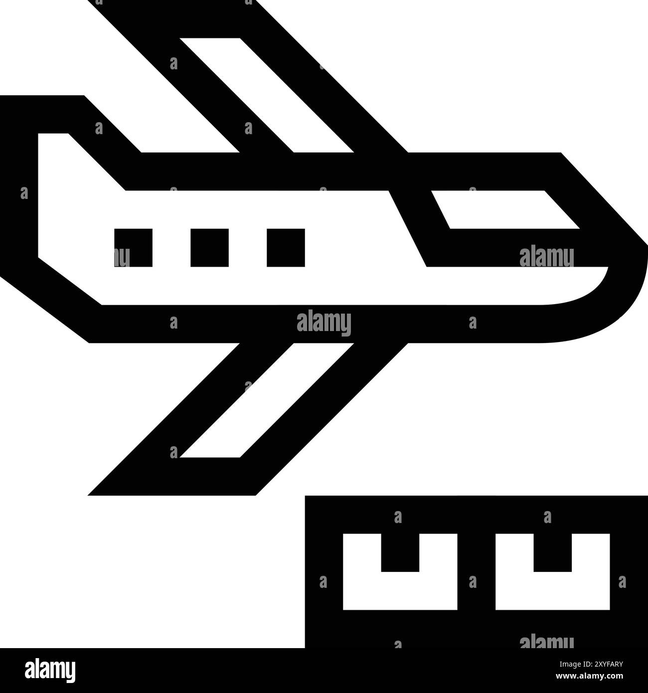 Aviation freight Stock Vector Images - Alamy