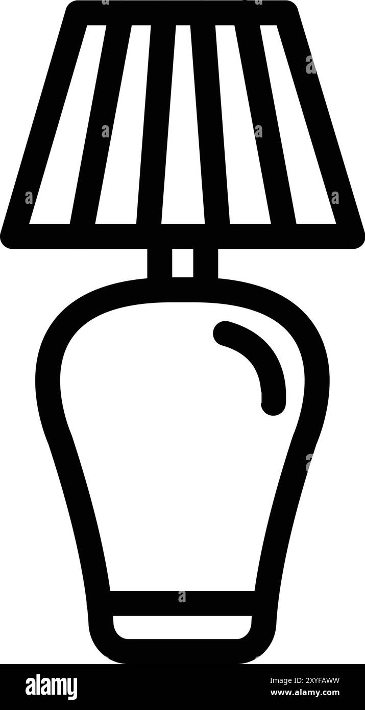 Table lamp icon simple Stock Vector Images - Alamy