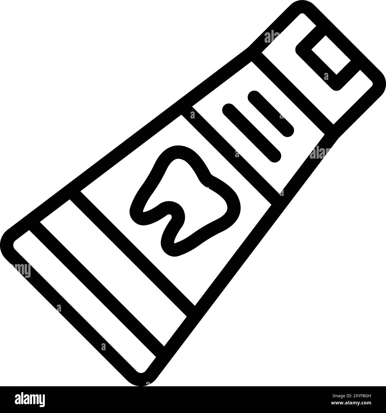 Toothpaste Vector Icon Design Illustration Stock Vector Image & Art - Alamy