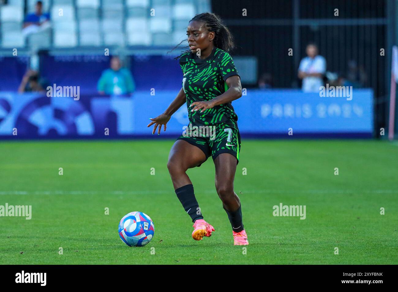 PARIS, FRANCE - JULY 25: Toni Payne of Nigeria during the Paris ...