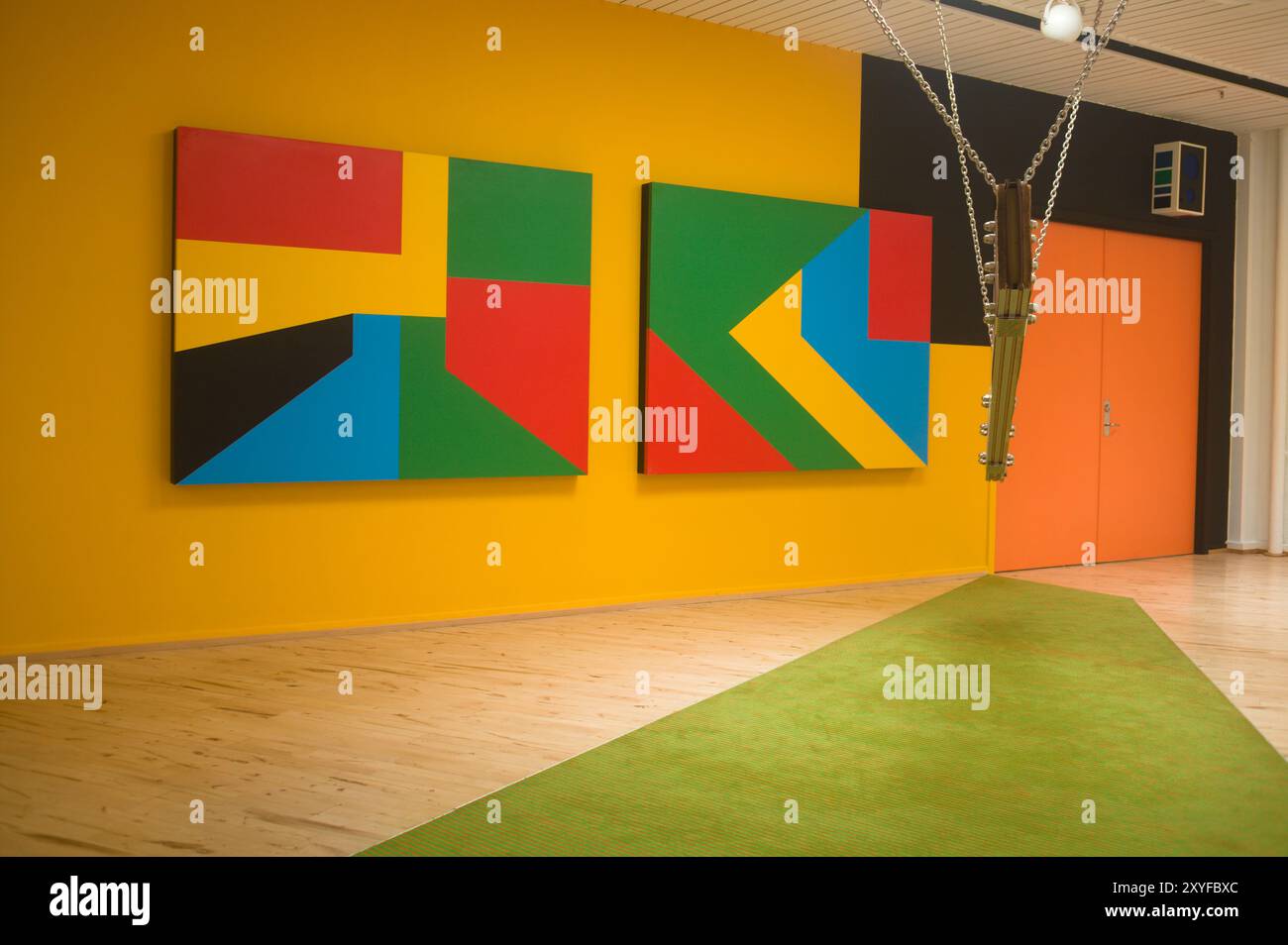 Carl henning pedersen and else alflets museum hi-res stock photography ...