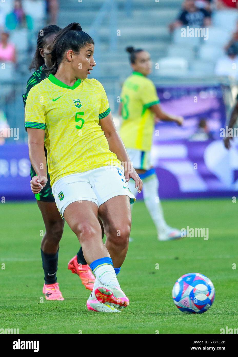 PARIS, FRANCE - JULY 25: Duda Sampiao of Brazil during the Paris ...
