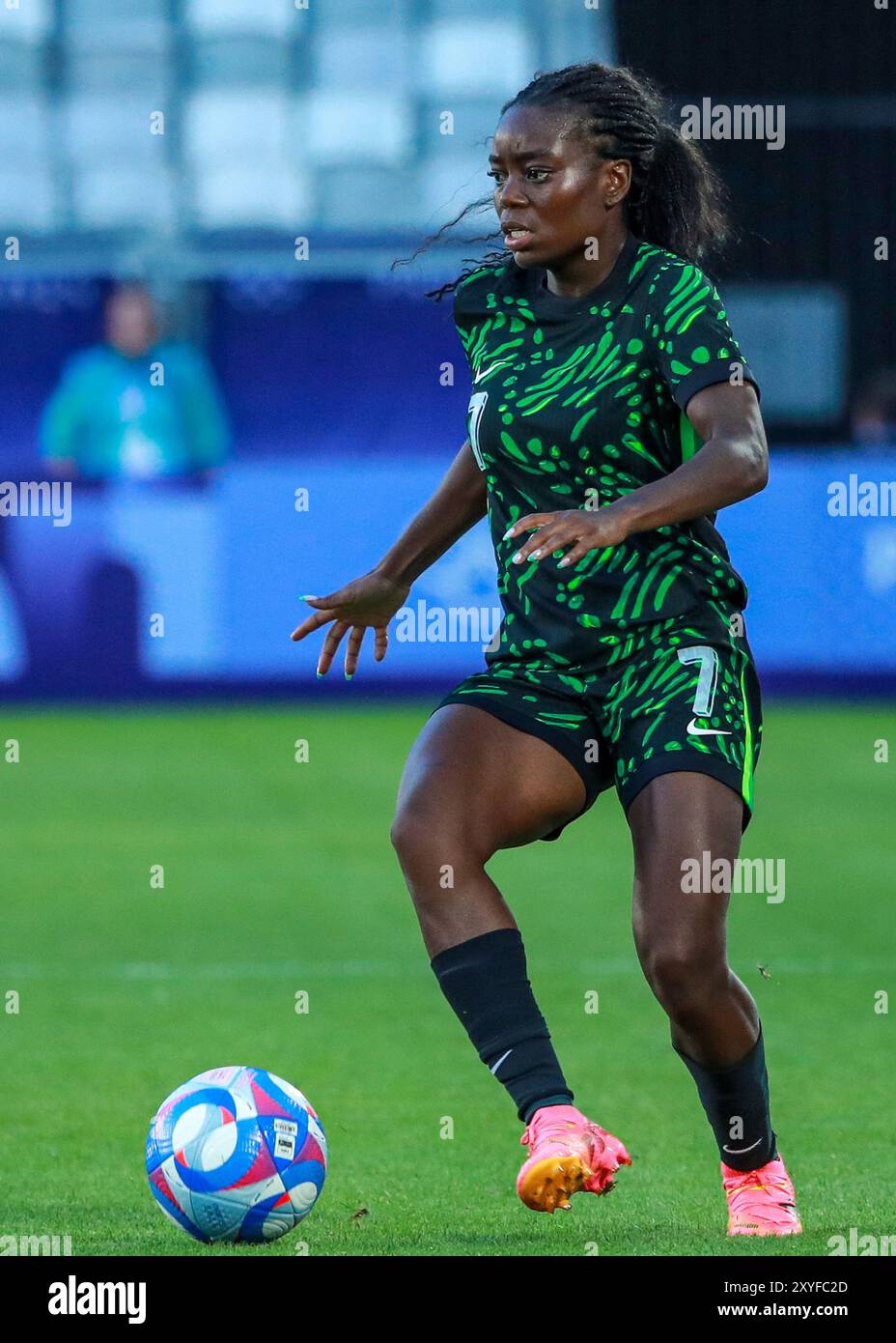 PARIS, FRANCE - JULY 25: Toni Payne of Nigeria during the Paris ...