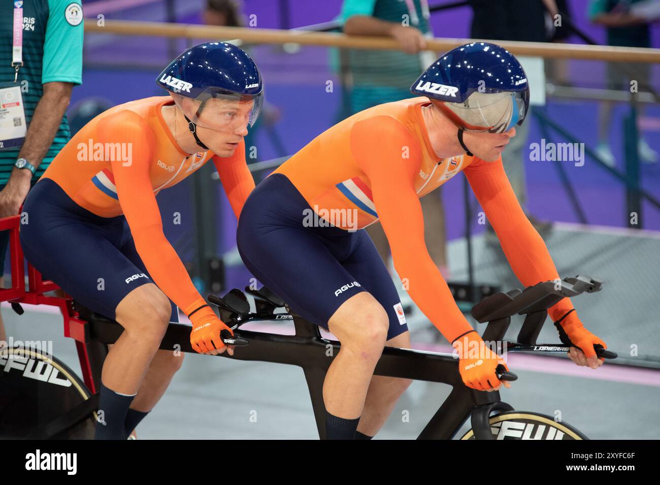 Paris, France. 24th Sep,Tristan Bangma(Rear) and Patrick Bos(Front and ...
