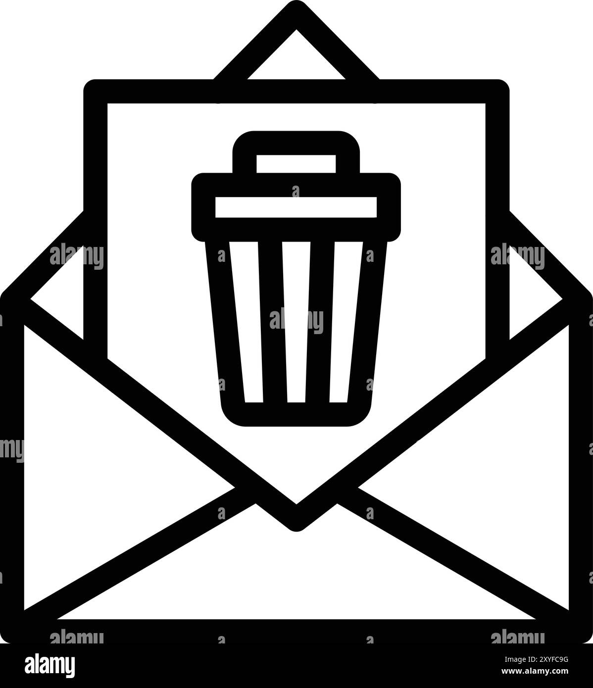 Trash icon simple style Stock Vector Images - Alamy