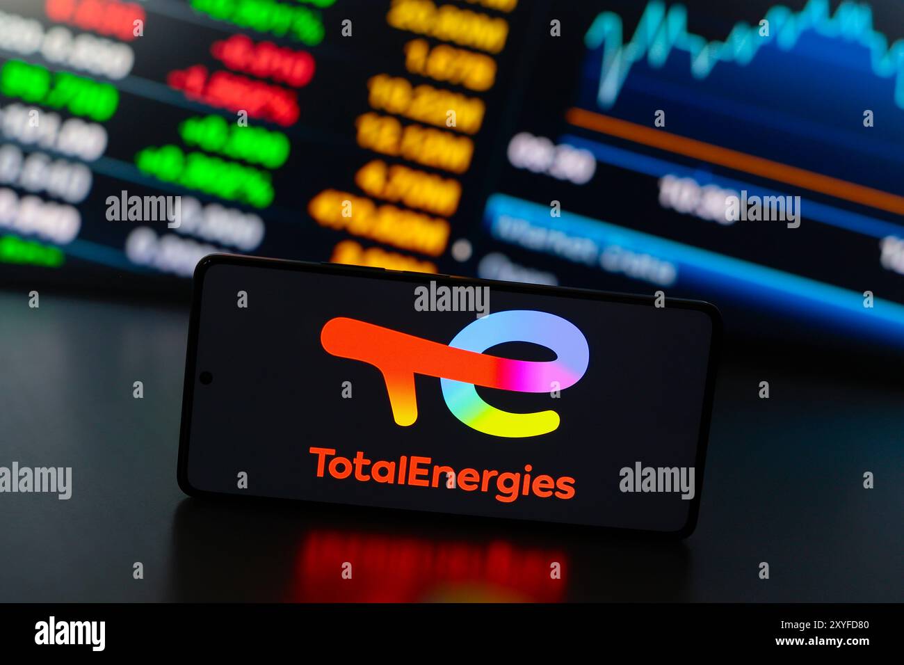 Totalenergies logo hi-res stock photography and images - Alamy
