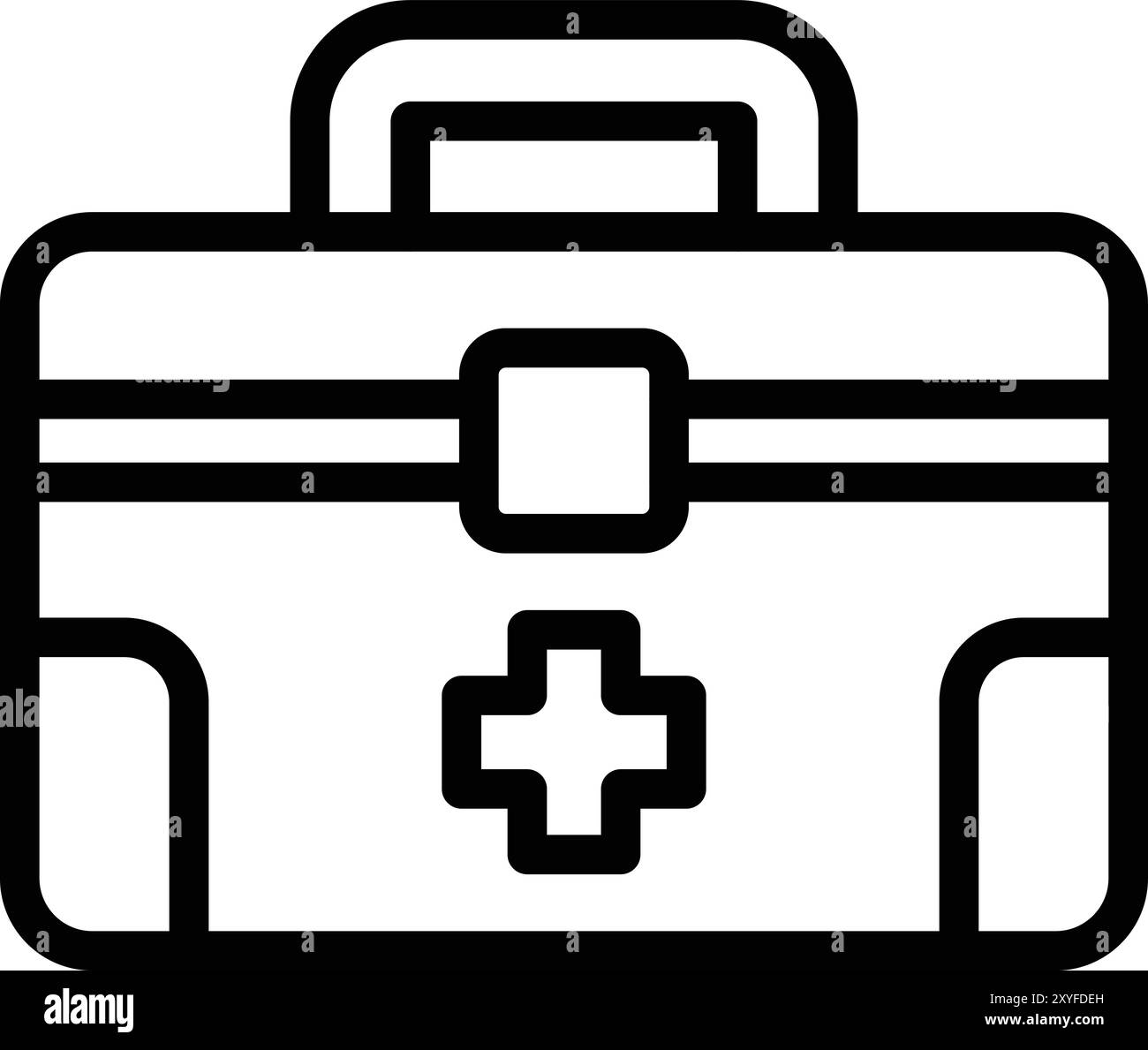 First Aid Kit Vector Icon Design Illustration Stock Vector Image & Art ...
