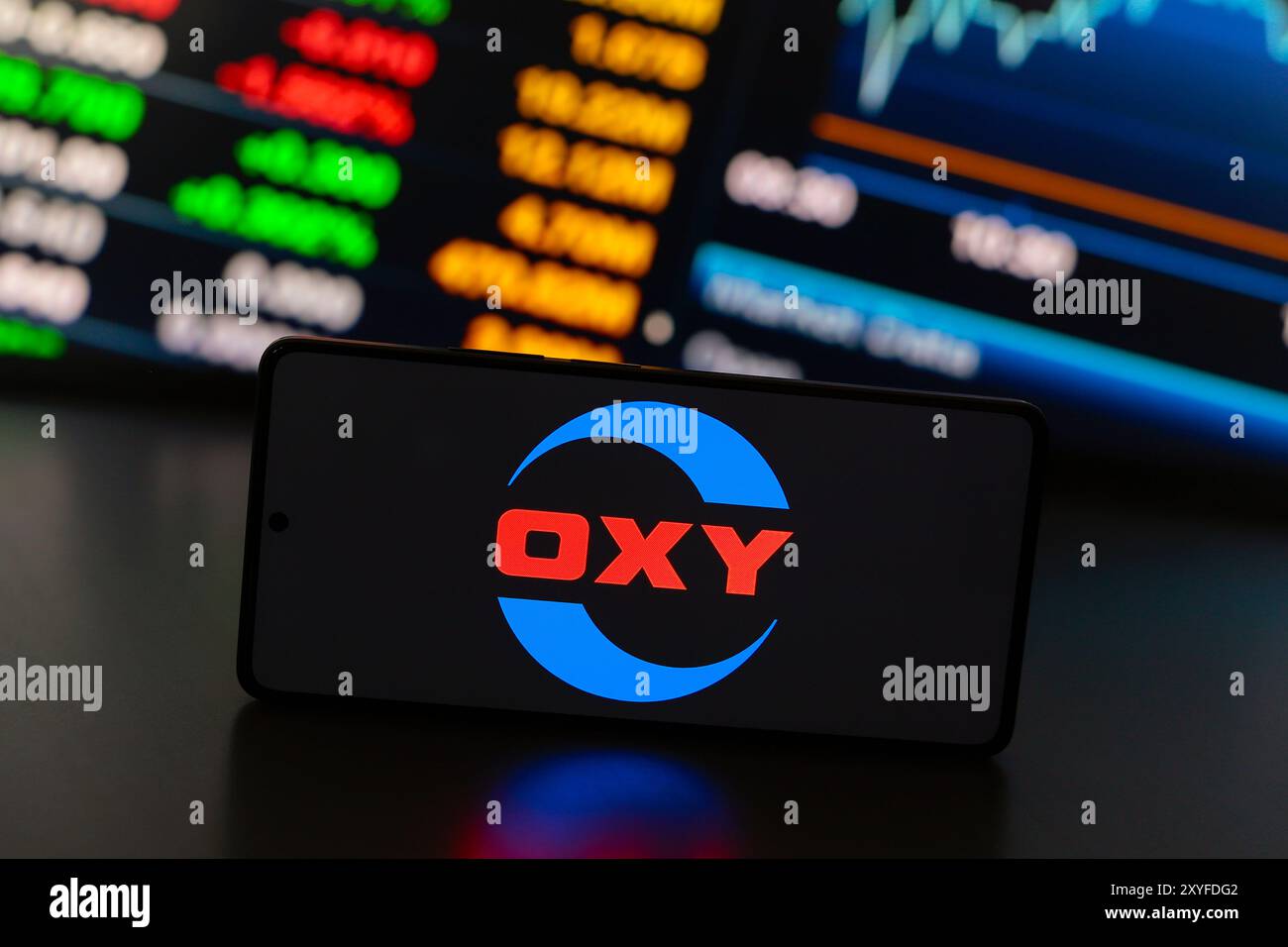Oxy logo hi-res stock photography and images - Alamy