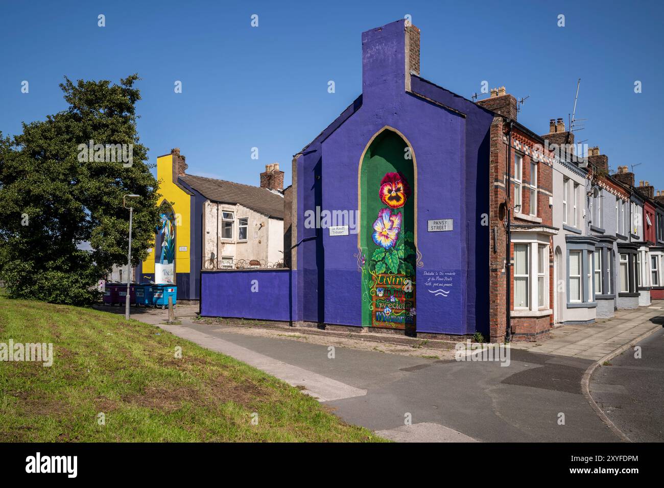 Kirkdale, Liverpool, UK, Flower Street Project 29th August 2024. The ...