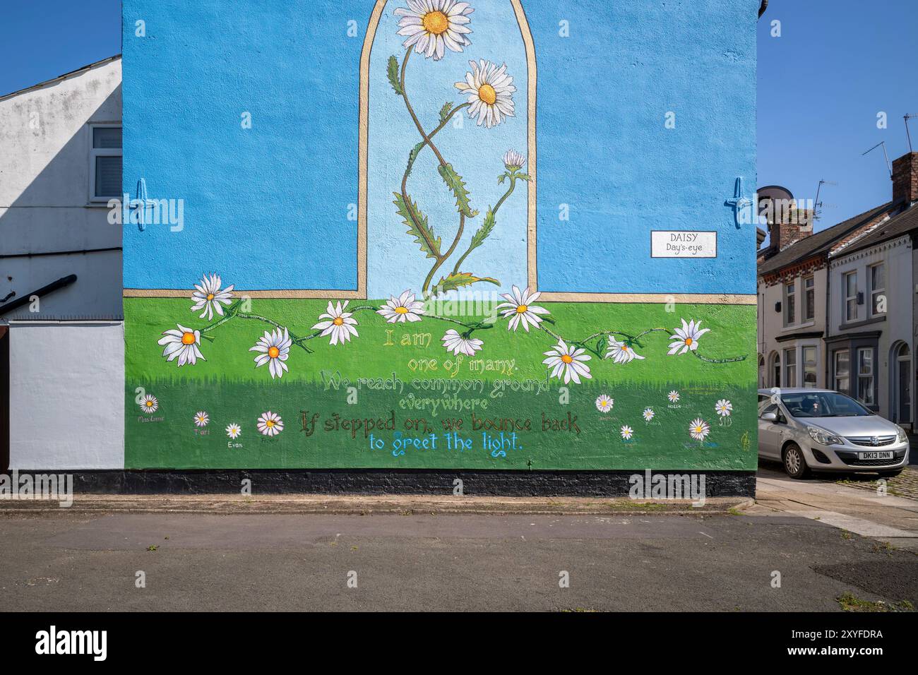 Kirkdale, Liverpool, UK, Flower Street Project 29th August 2024. The ...