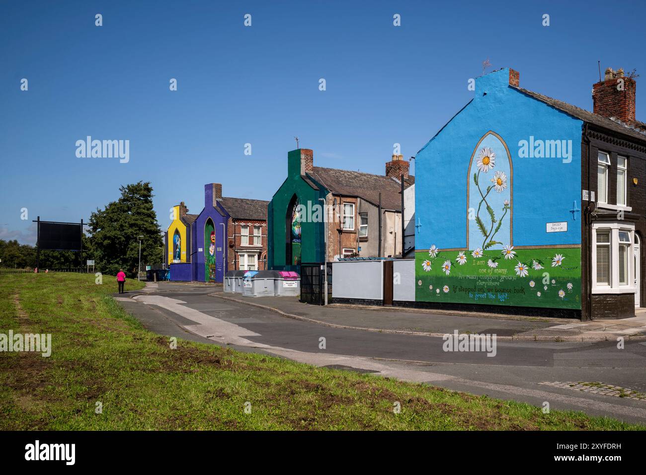 Kirkdale, Liverpool, UK, Flower Street Project 29th August 2024. The ...