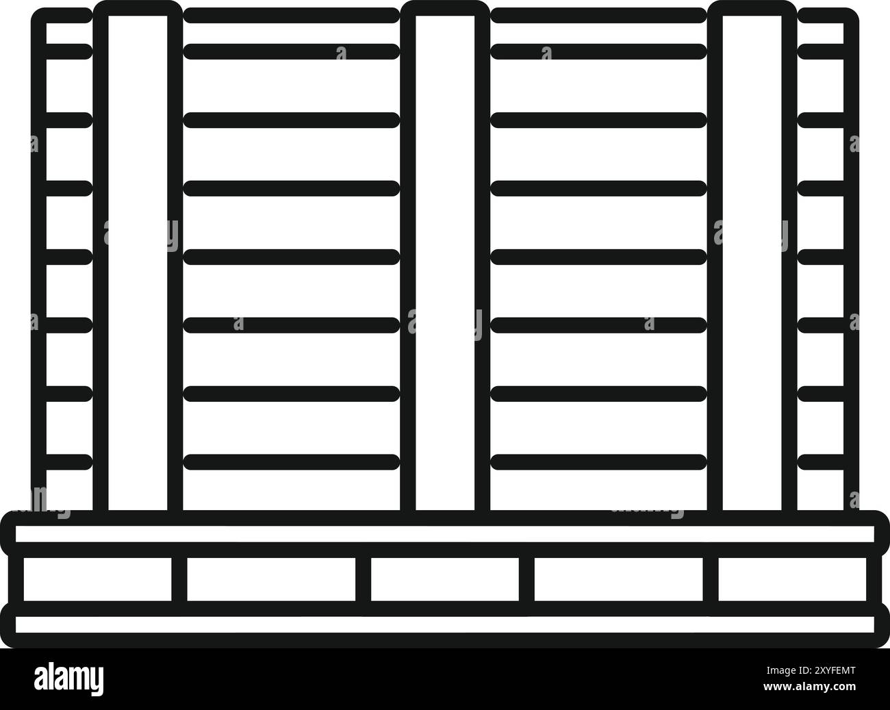Large pallet Black and White Stock Photos & Images - Alamy