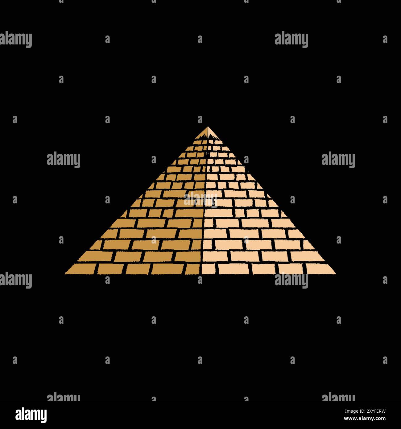 Pyramid mystery icon egyptian hi-res stock photography and images - Alamy