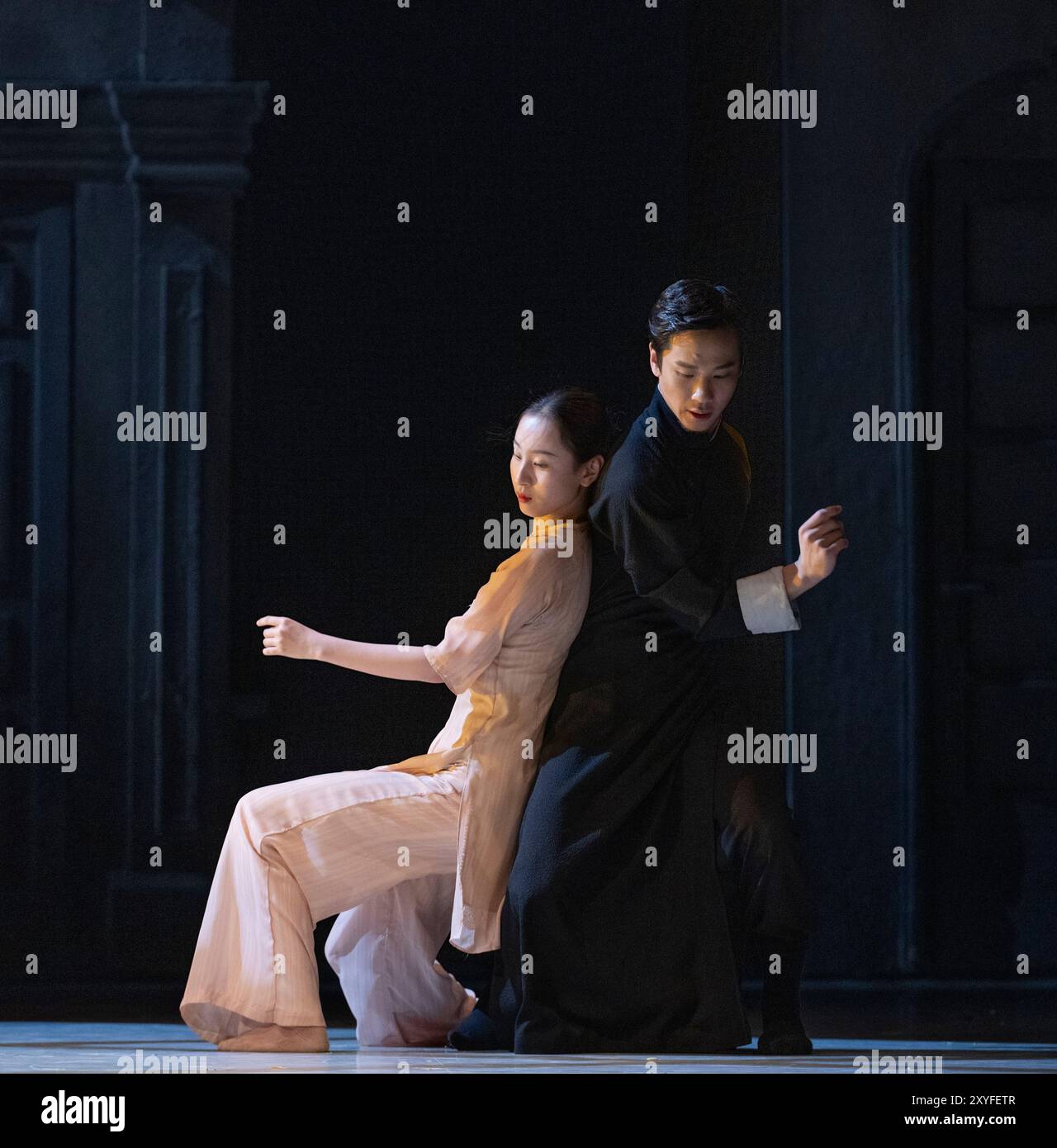 Sadlers Wells, London, UK. 29th Aug, 2024. The love scene (performers ...