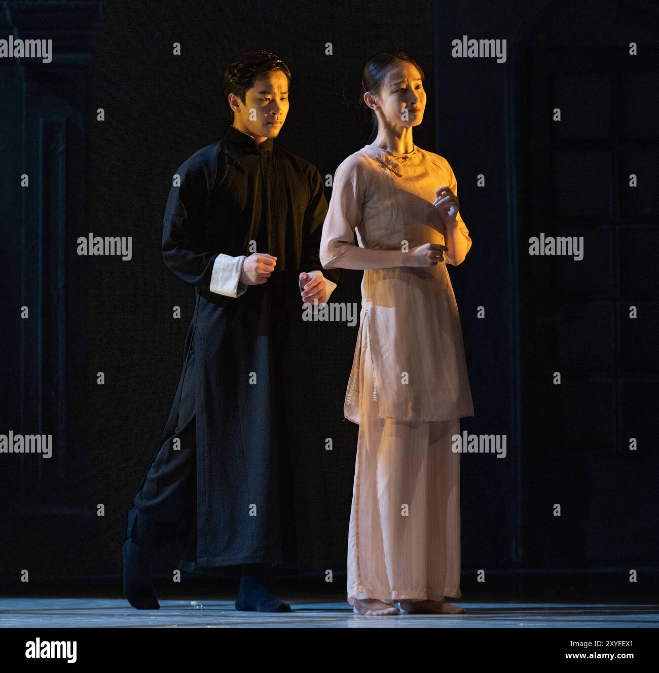 Sadlers Wells, London, UK. 29th Aug, 2024. The love scene (performers ...