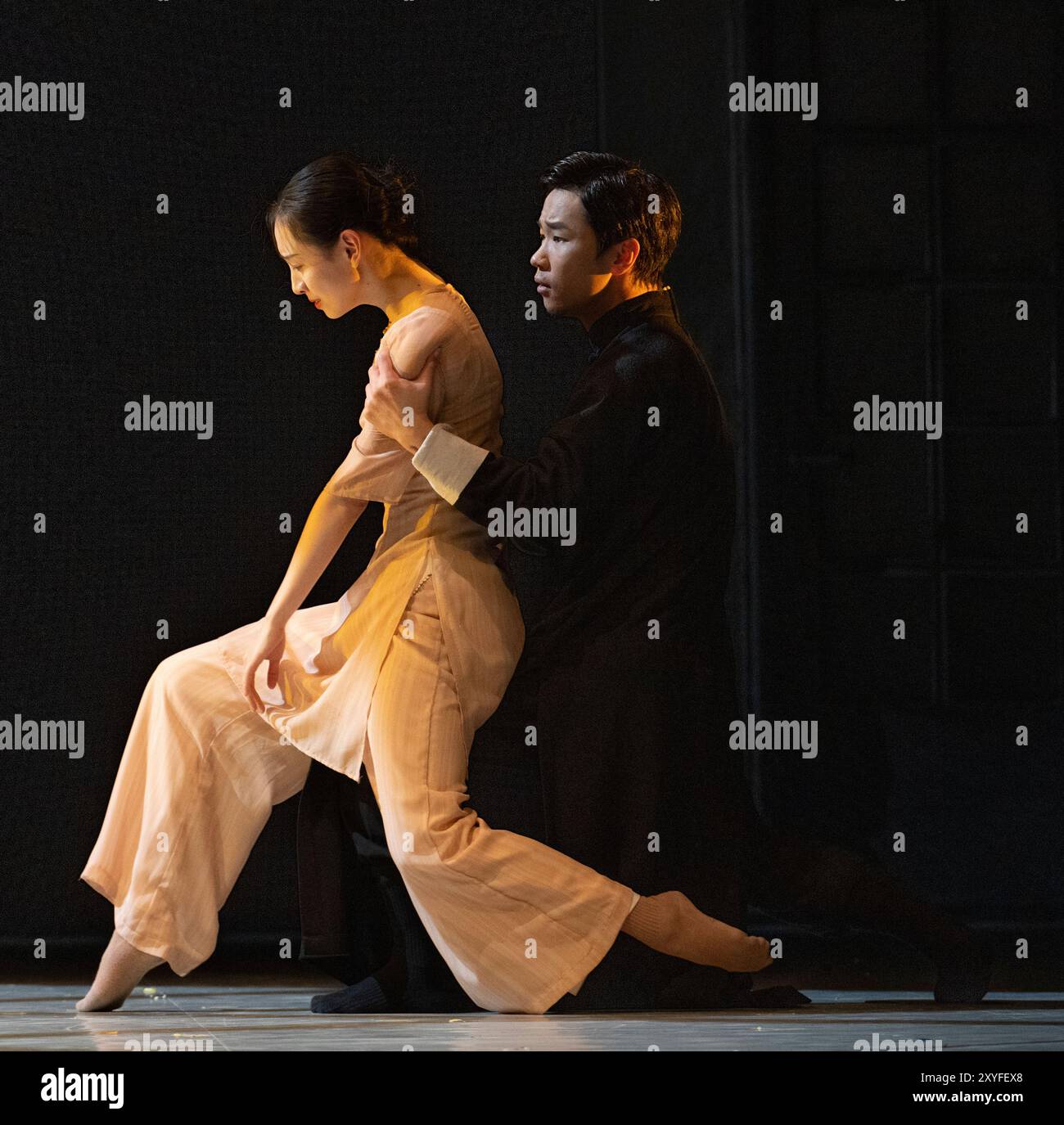 Sadlers Wells, London, UK. 29th Aug, 2024. The love scene (performers ...