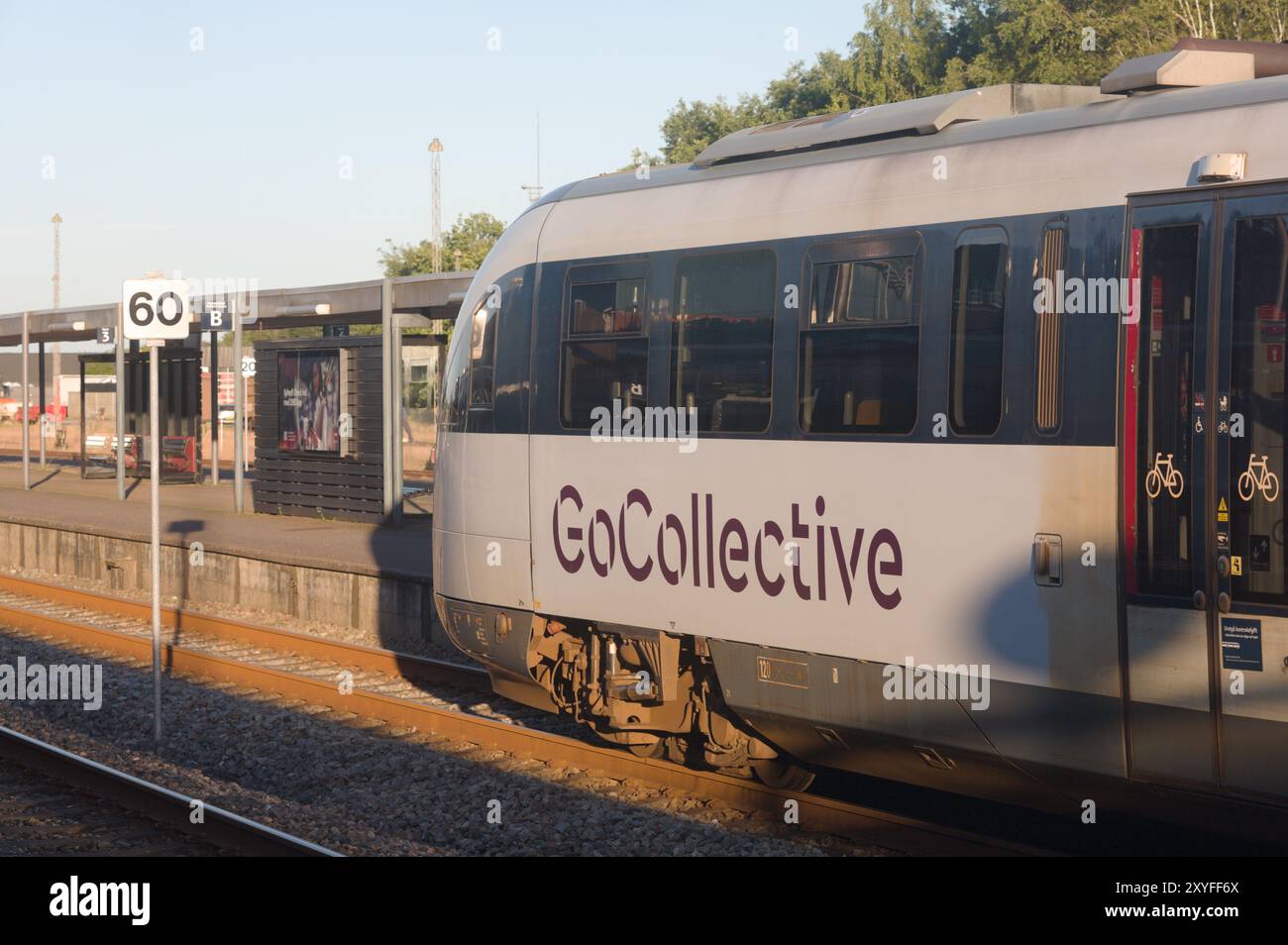 Train at herning station hi-res stock photography and images - Alamy