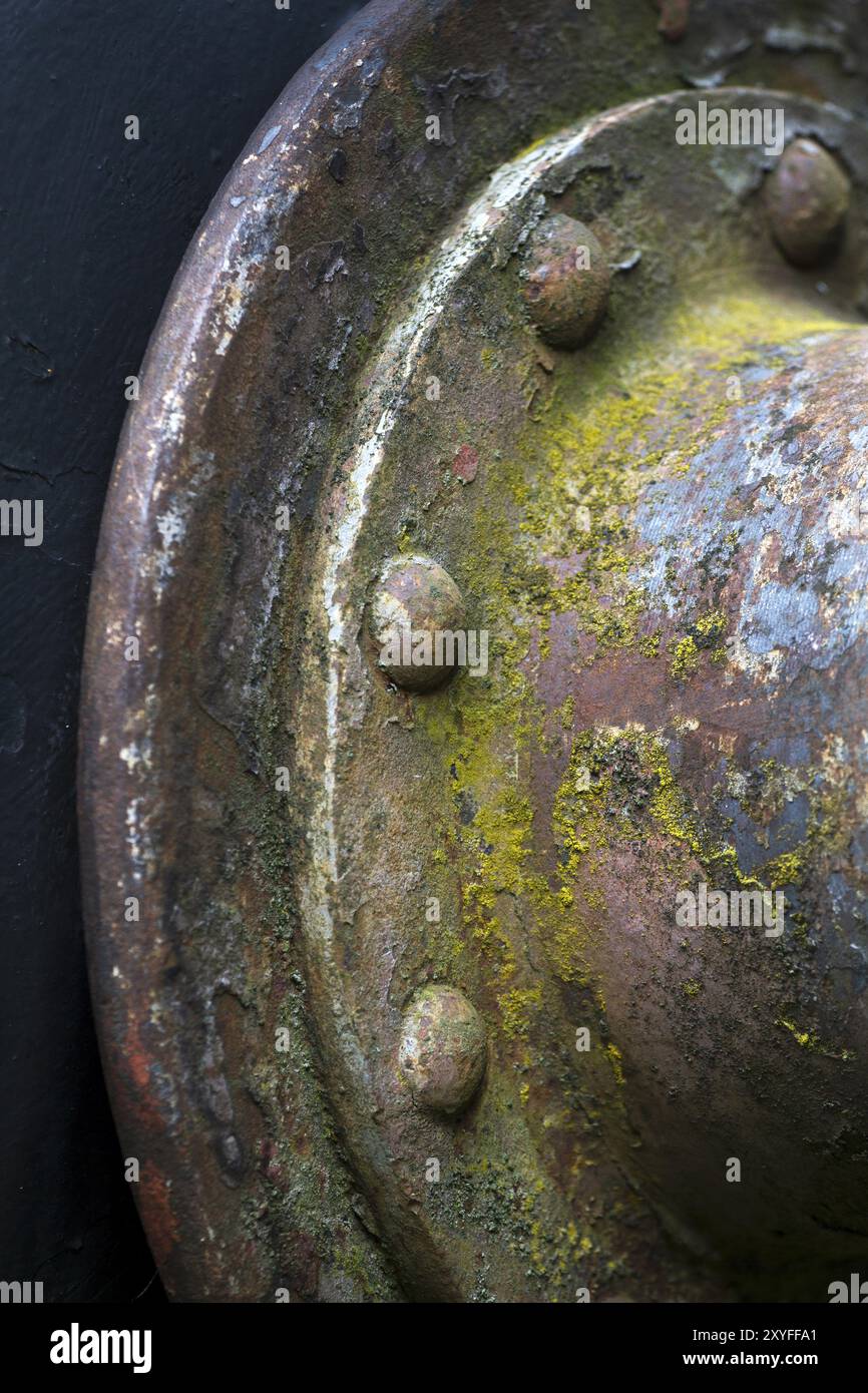 Rivet and flange, close-up Stock Photo - Alamy