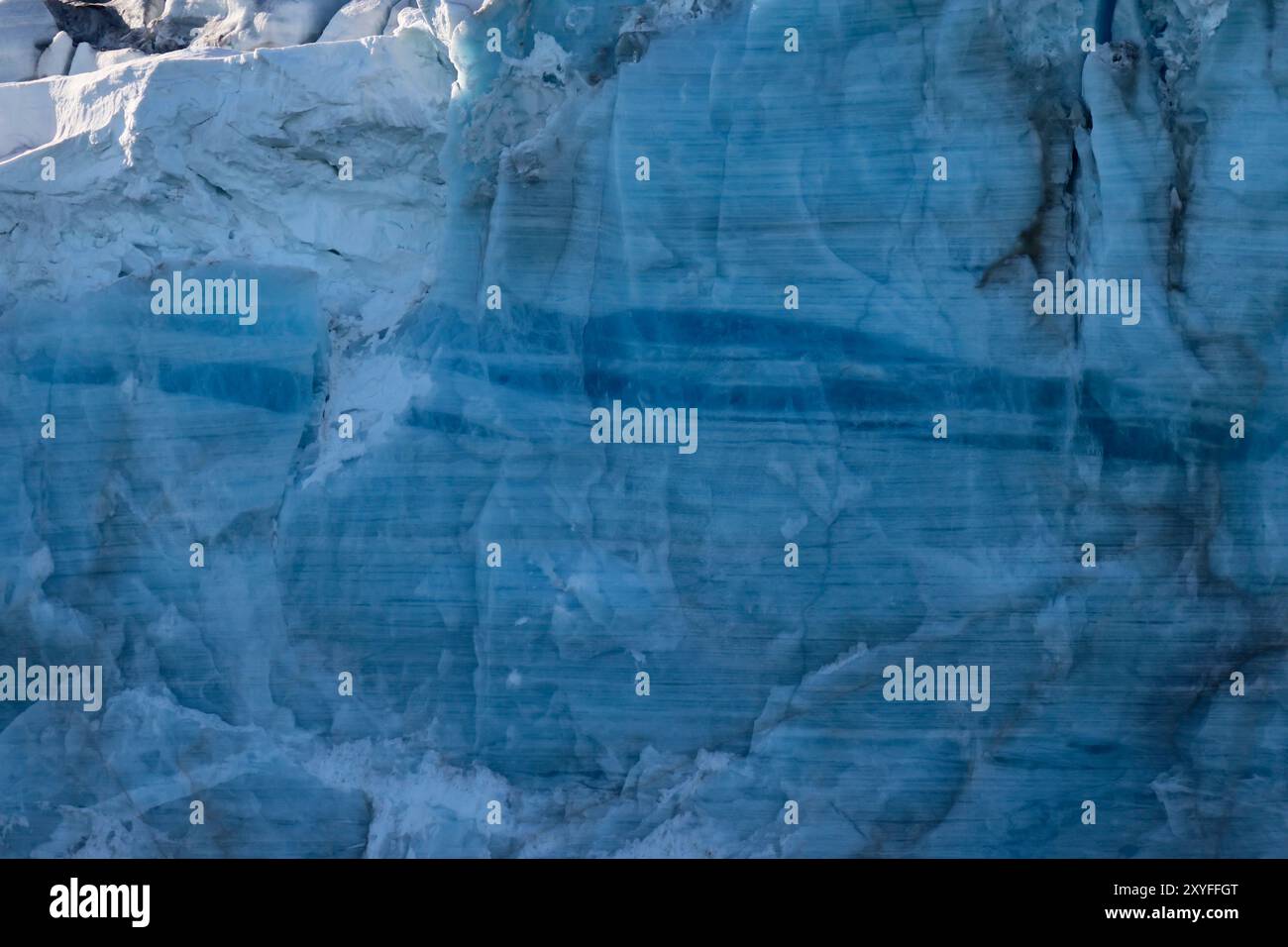 Austfonna, the ice cap located on Nordaustlandet, Svalbard archipelago ...