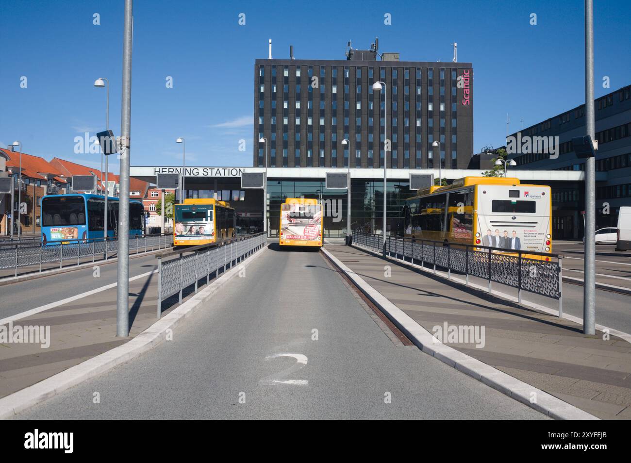 Buses at herning station hi-res stock photography and images - Alamy
