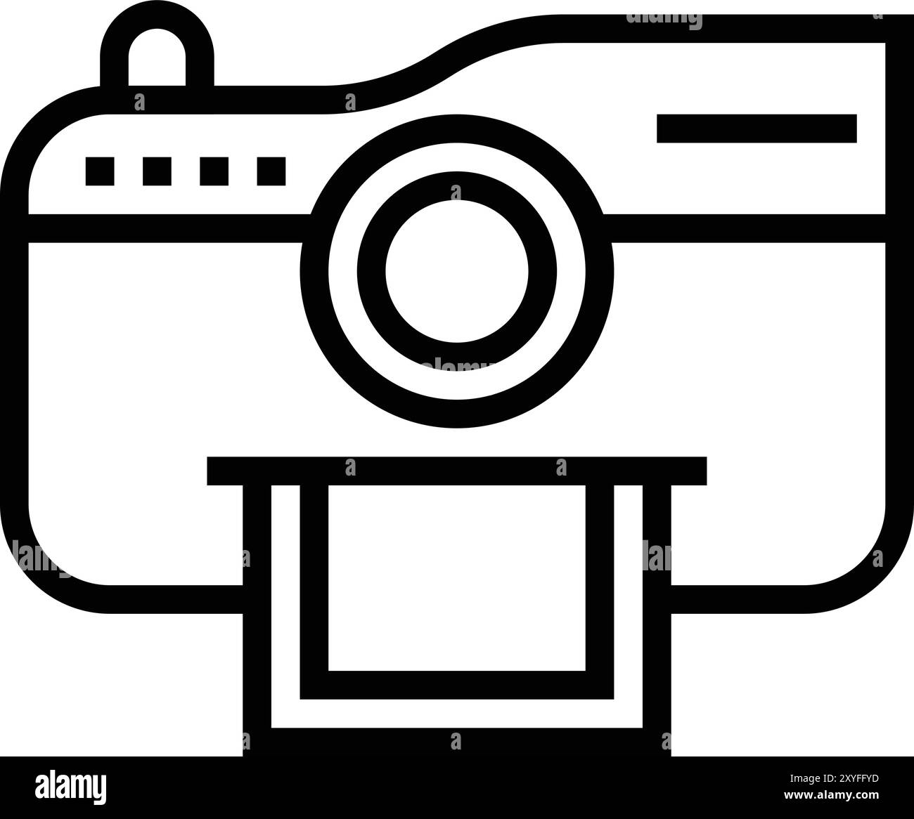 Instant camera clipart Black and White Stock Photos & Images - Alamy