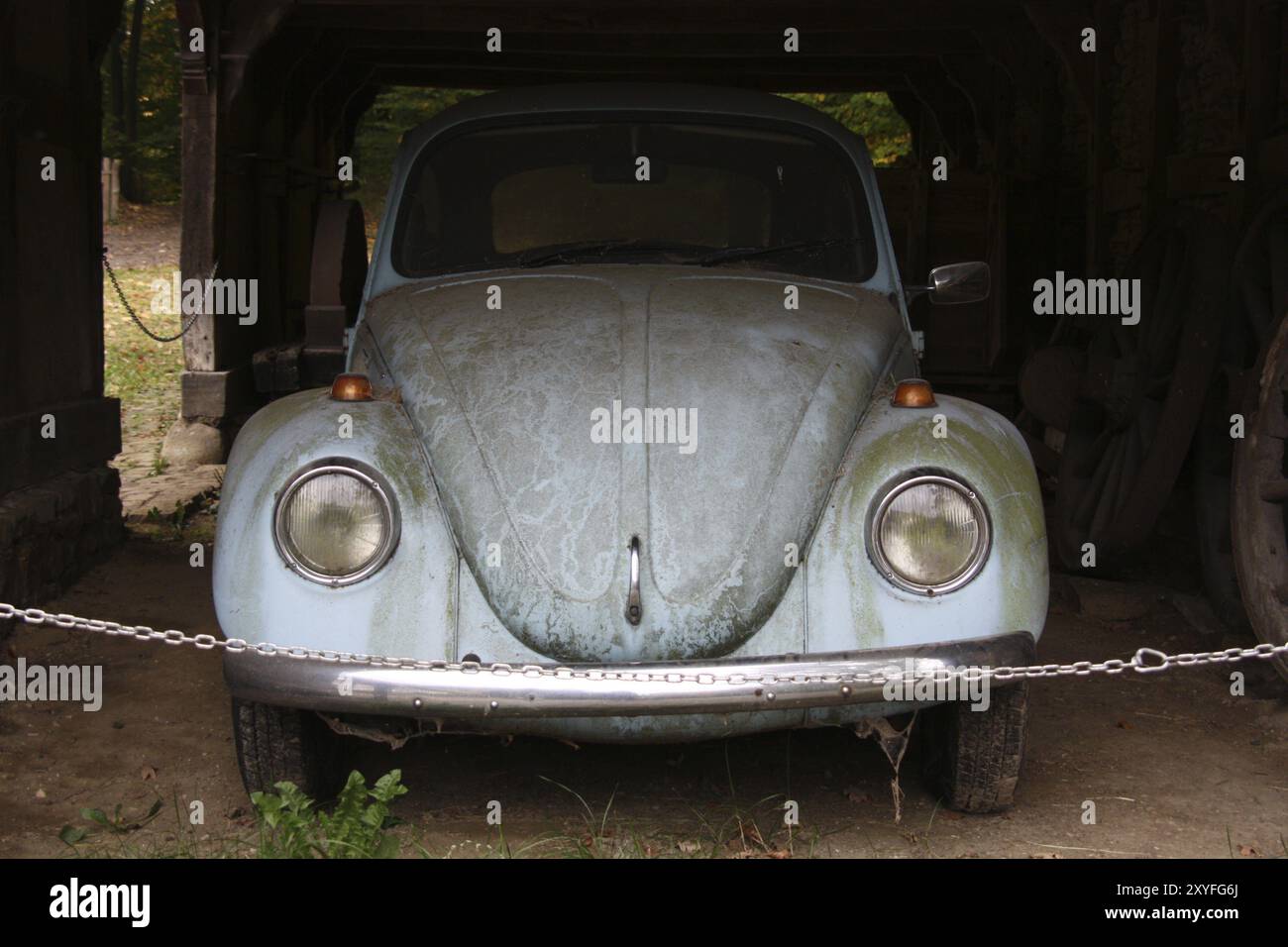 VW Beetle barn find Stock Photo - Alamy