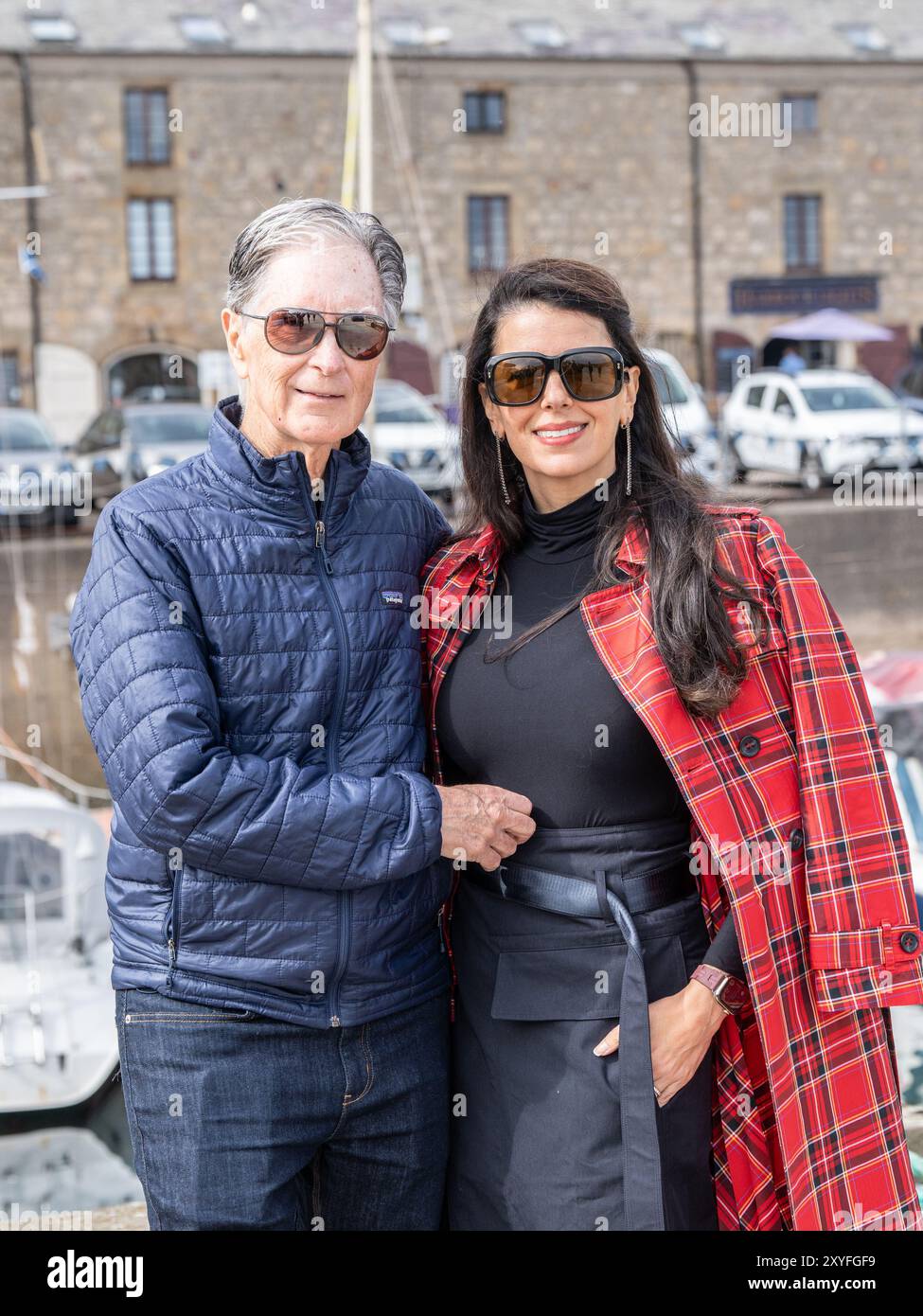Lossiemouth,Scotland. 29th August, 2024. John W Heny II and wife Linda ...