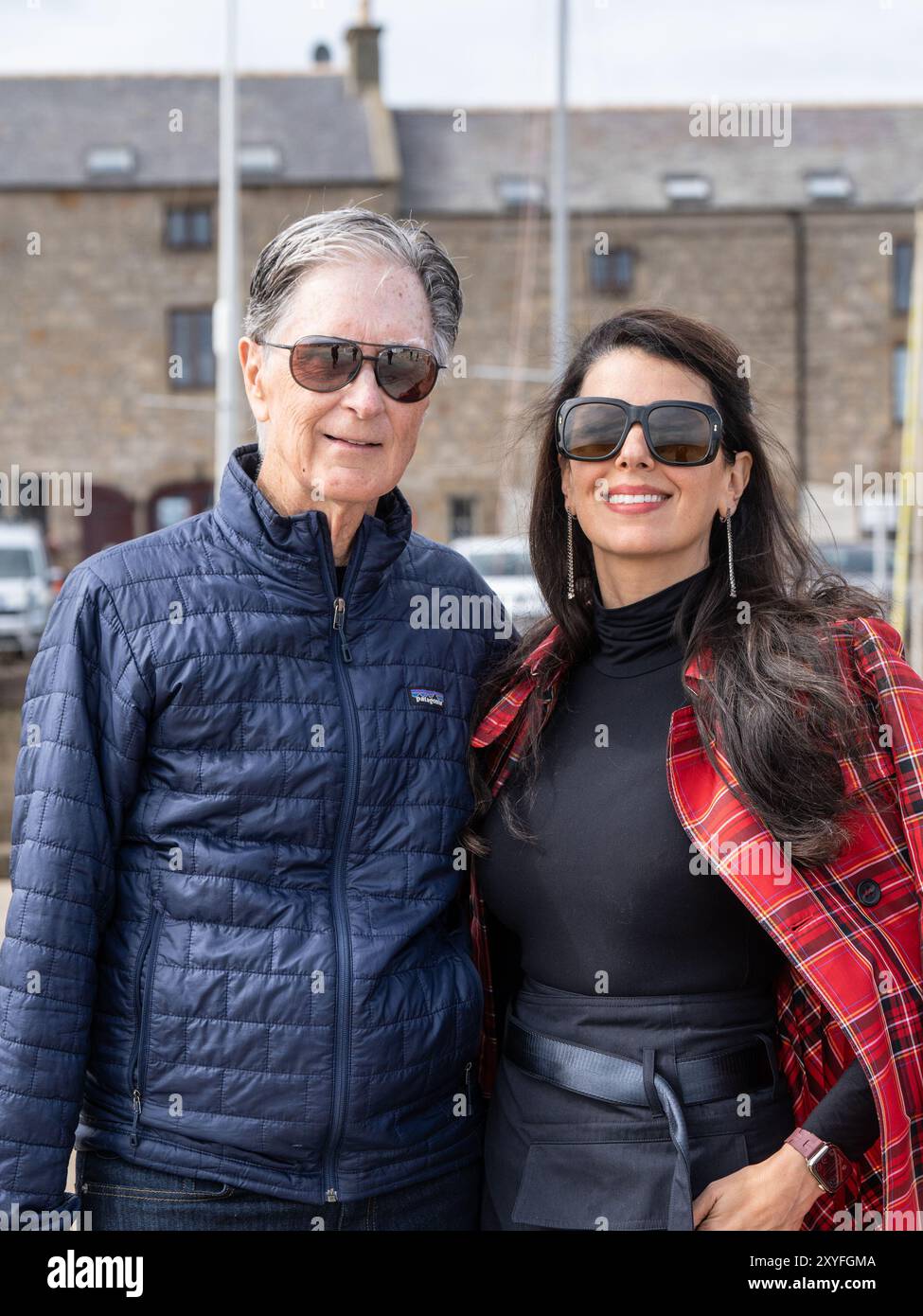 Lossiemouth,Scotland. 29th August, 2024. John W Heny II and wife Linda ...