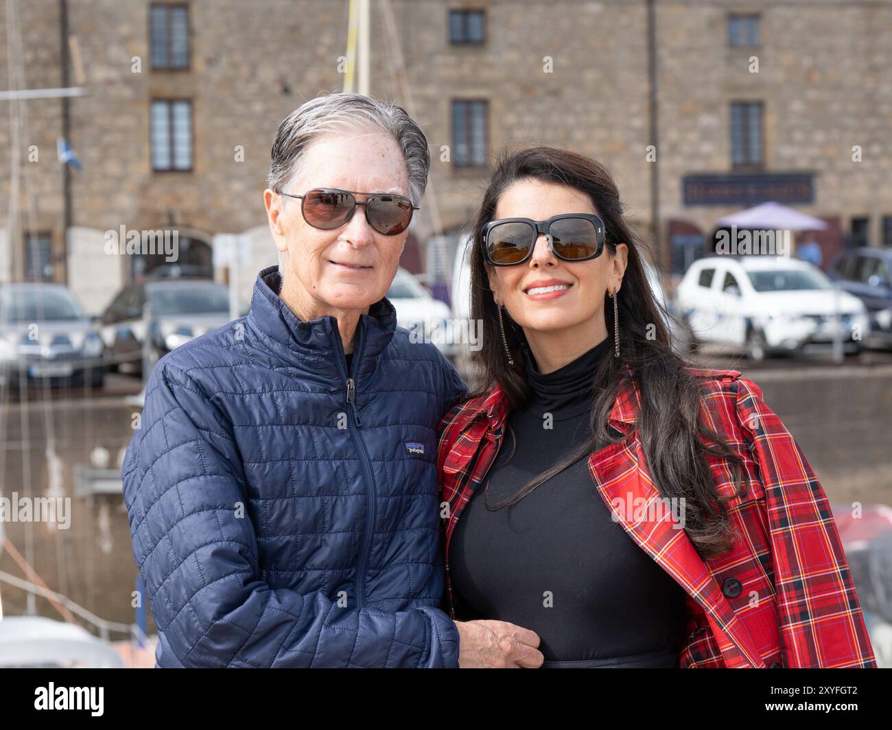 Lossiemouth,Scotland. 29th August, 2024. John W Heny II and wife Linda ...